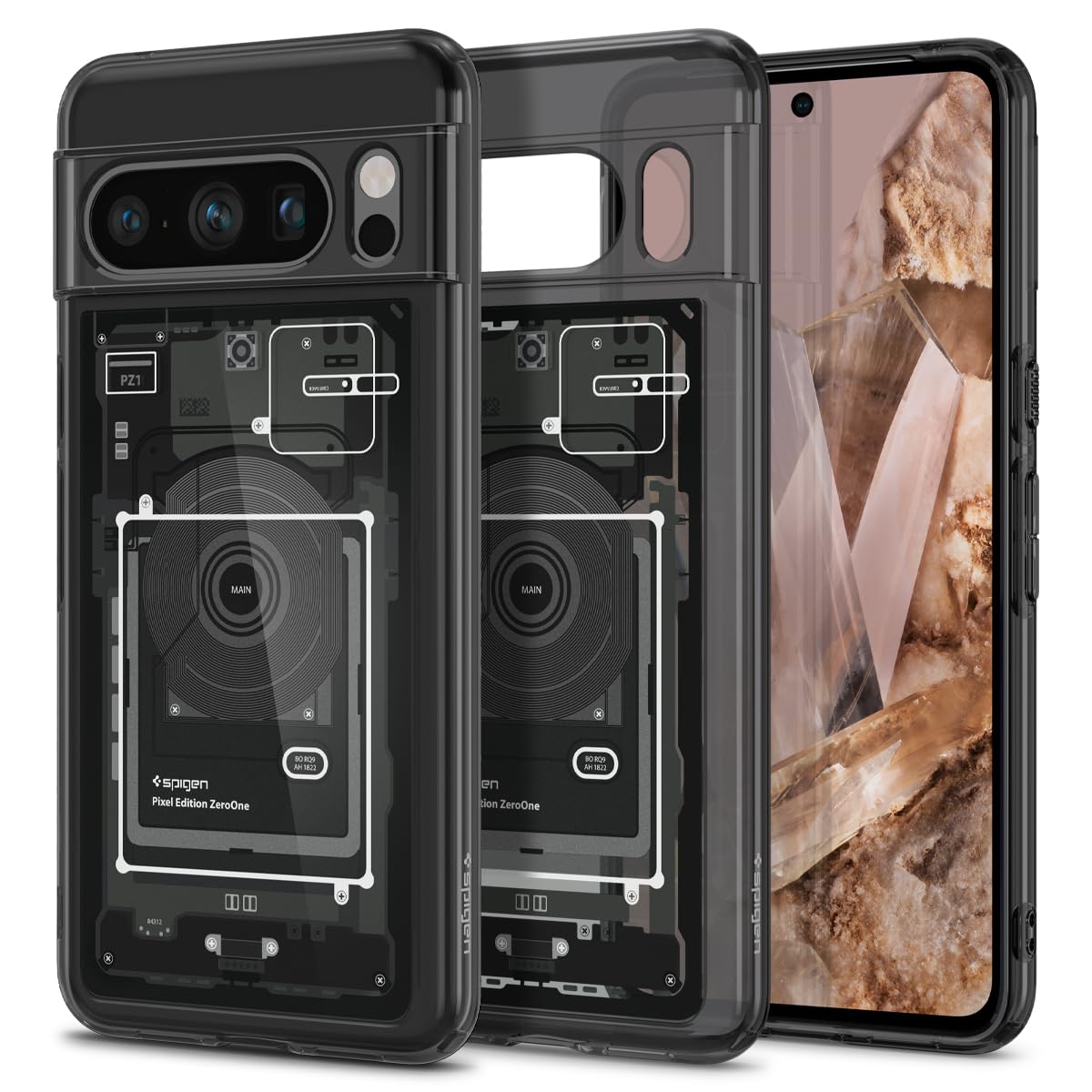 Spigen Ultra Hybrid for Google Pixel 8 Pro Case, Pixel 8 Pro Back Cover (2023) - TPU+Poly ...