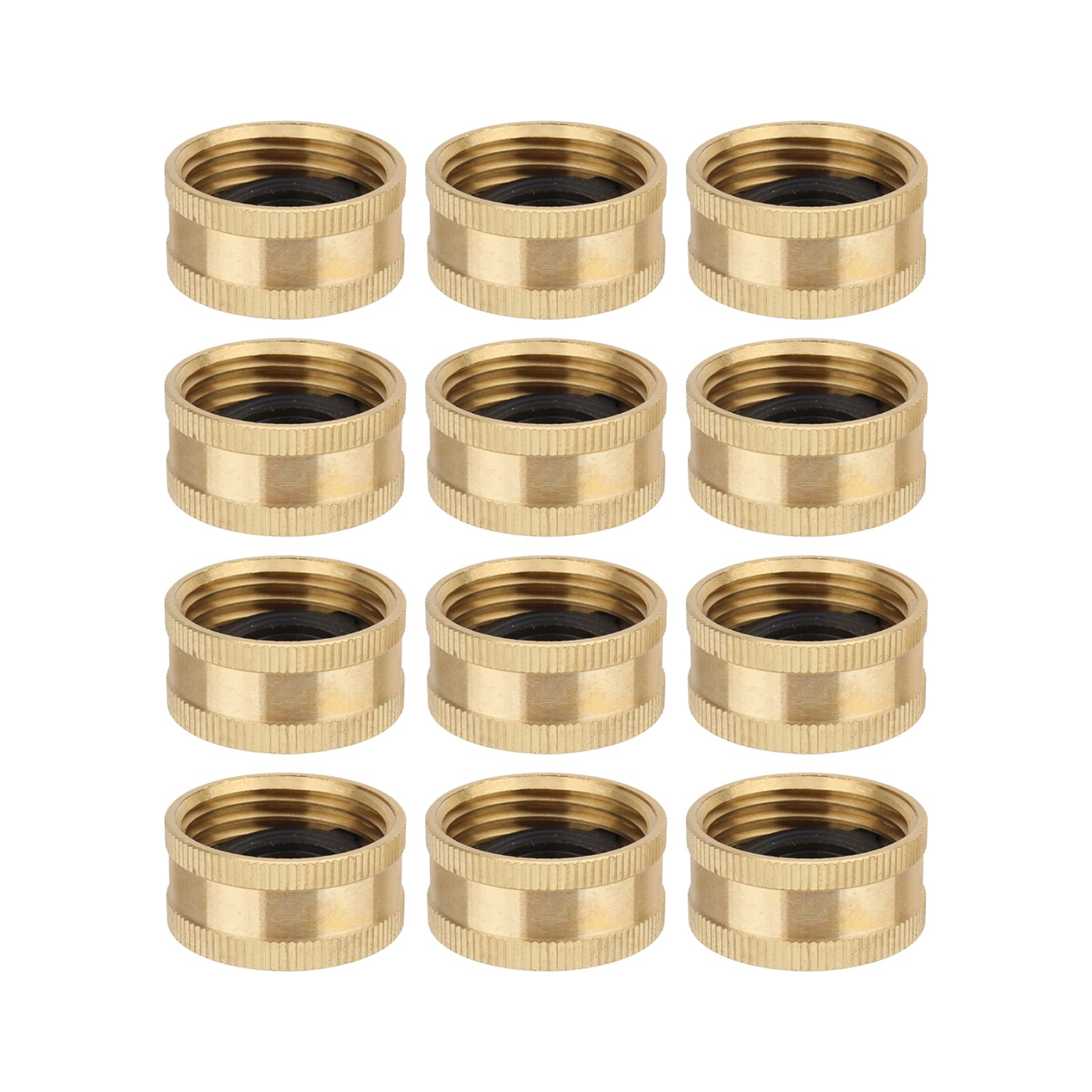 Amazon.com: Carbbia 12PCS 3/4" Garden Hose Cap Garden Hose Connector ...