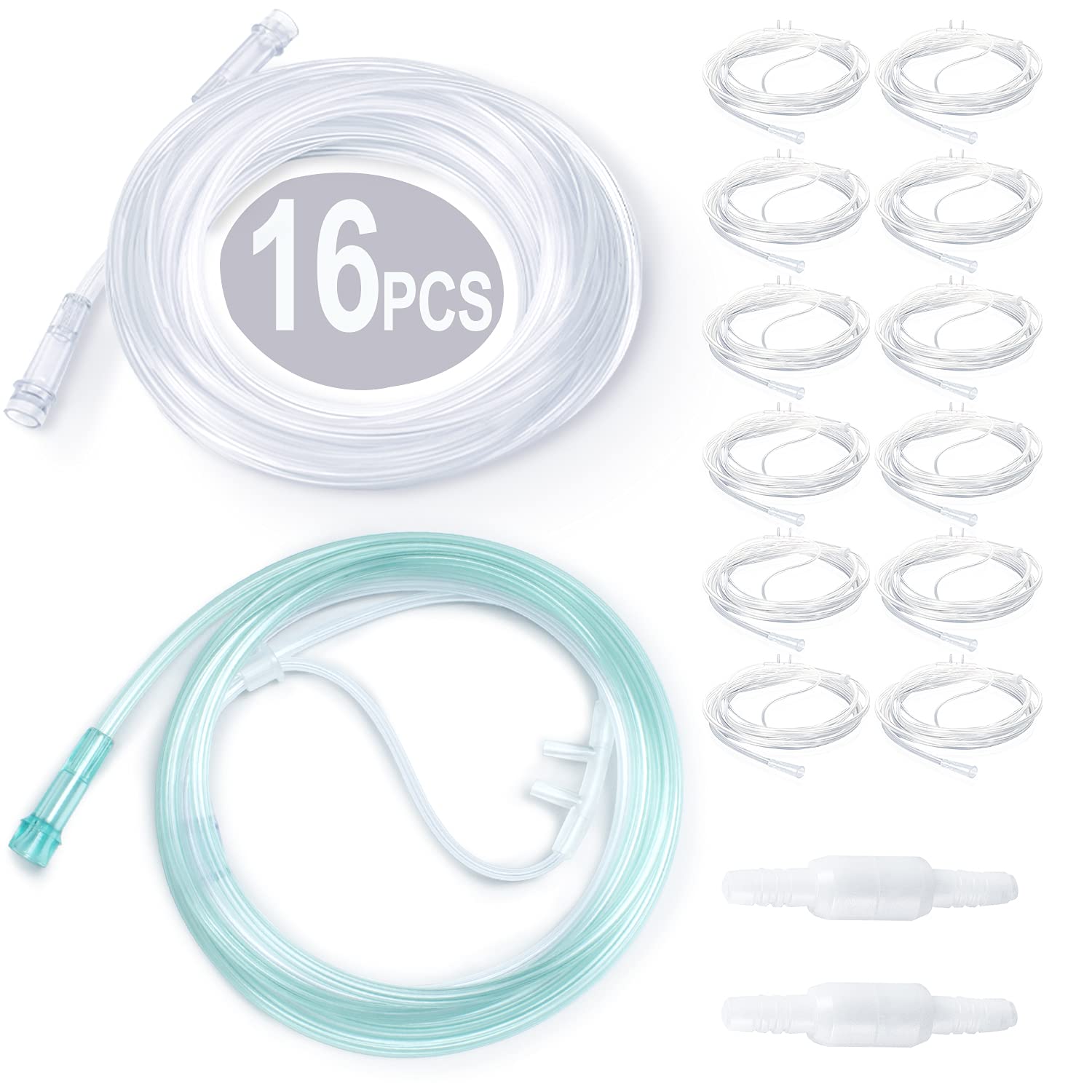 16 Packs Nasal Oxygen Cannula For Adult Super Soft Kink | Desertcart INDIA