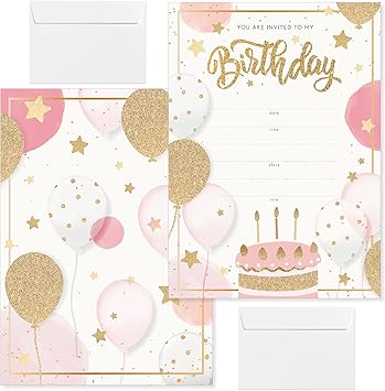 Amazon.com : 30 Pack of Birthday Invitations , Birthday Party ...