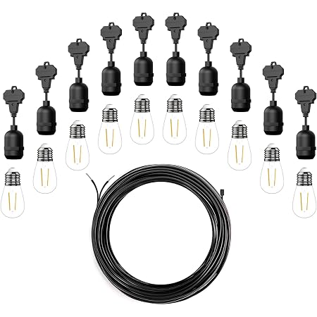 Amazon.com: GOODSMANN LED Outdoor Low Voltage String Lights 12V AC ...