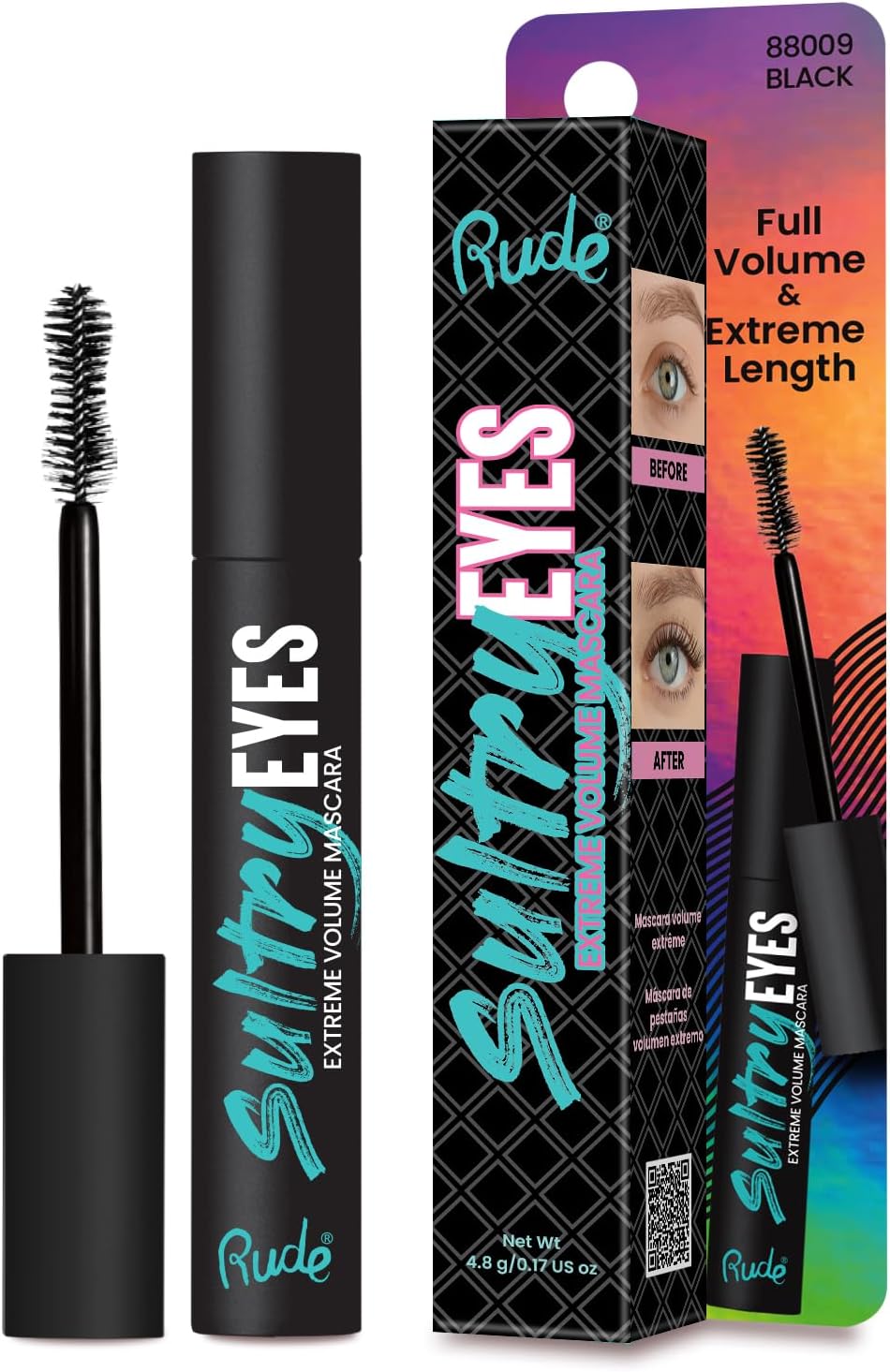 Amazon.com : Rude - Sultry Eyes - Extreme Full Volume Mascara : Beauty ...