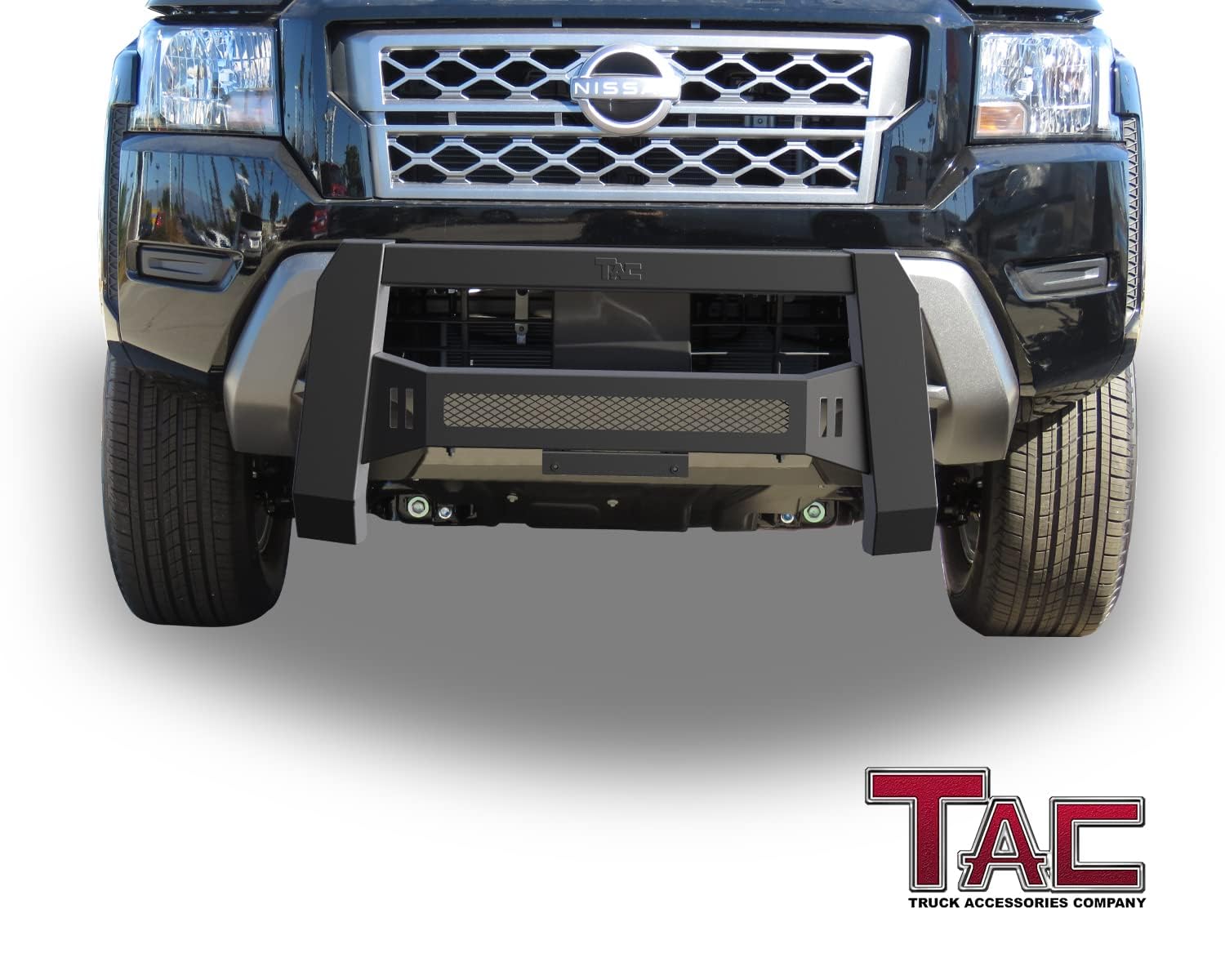 Nissan Frontier Bull Bar TJM Frontier Bull Bar Black Steel To Suit