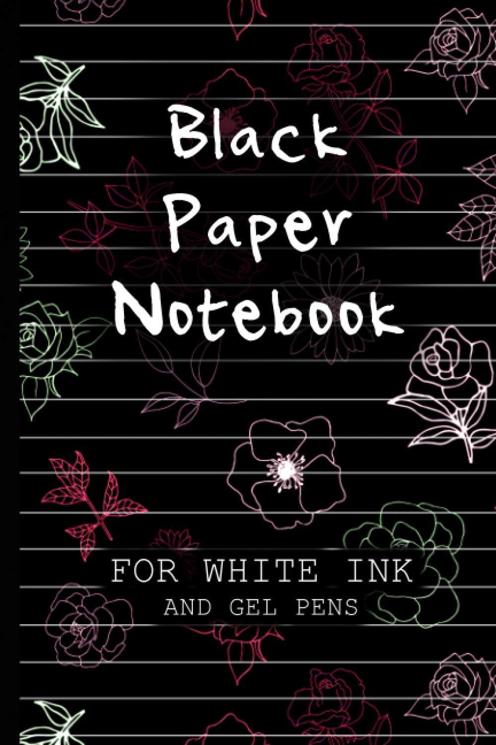 Amazon.com: Black Paper Notebook For White Ink: A Black Page Journal ...