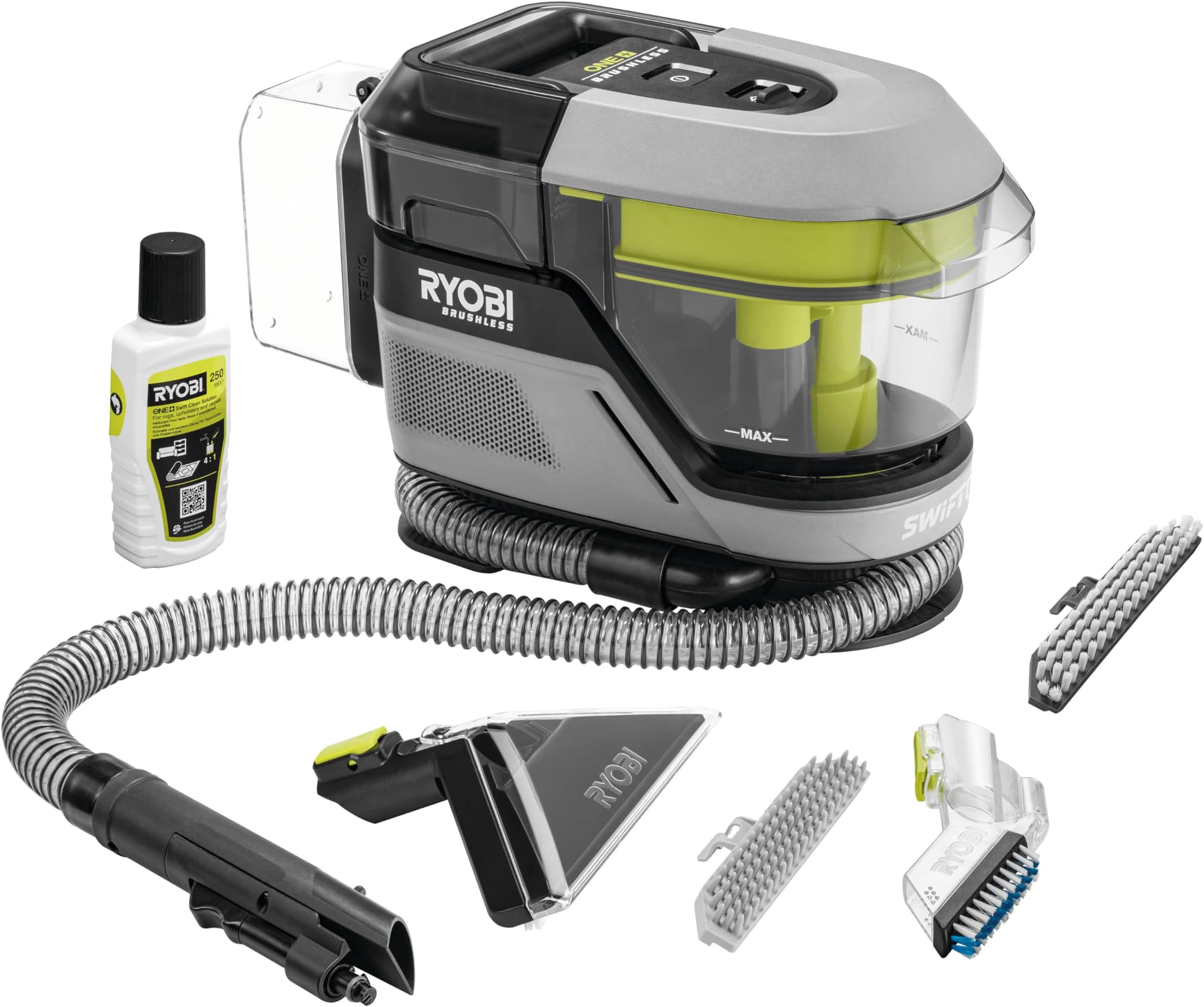 Ryobi RDC18-0 18V ONE+ Cordless Swift Clean Spot Cleaner (Bare Tool ...