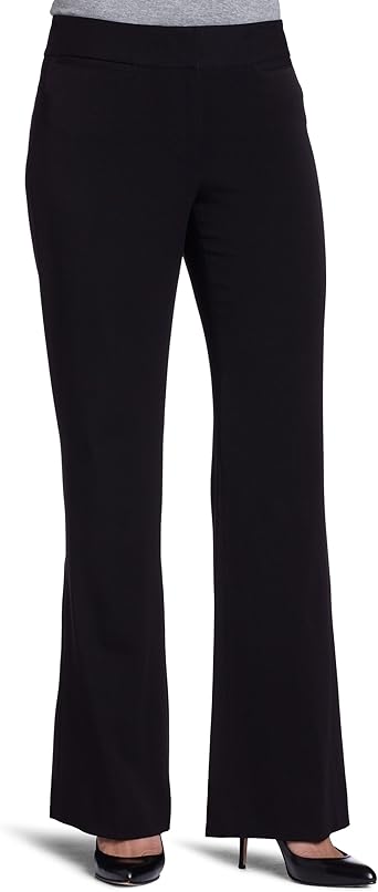 Rafaella Women's Modern Fit Pant, Black, 8 at Amazon Women’s Clothing ...