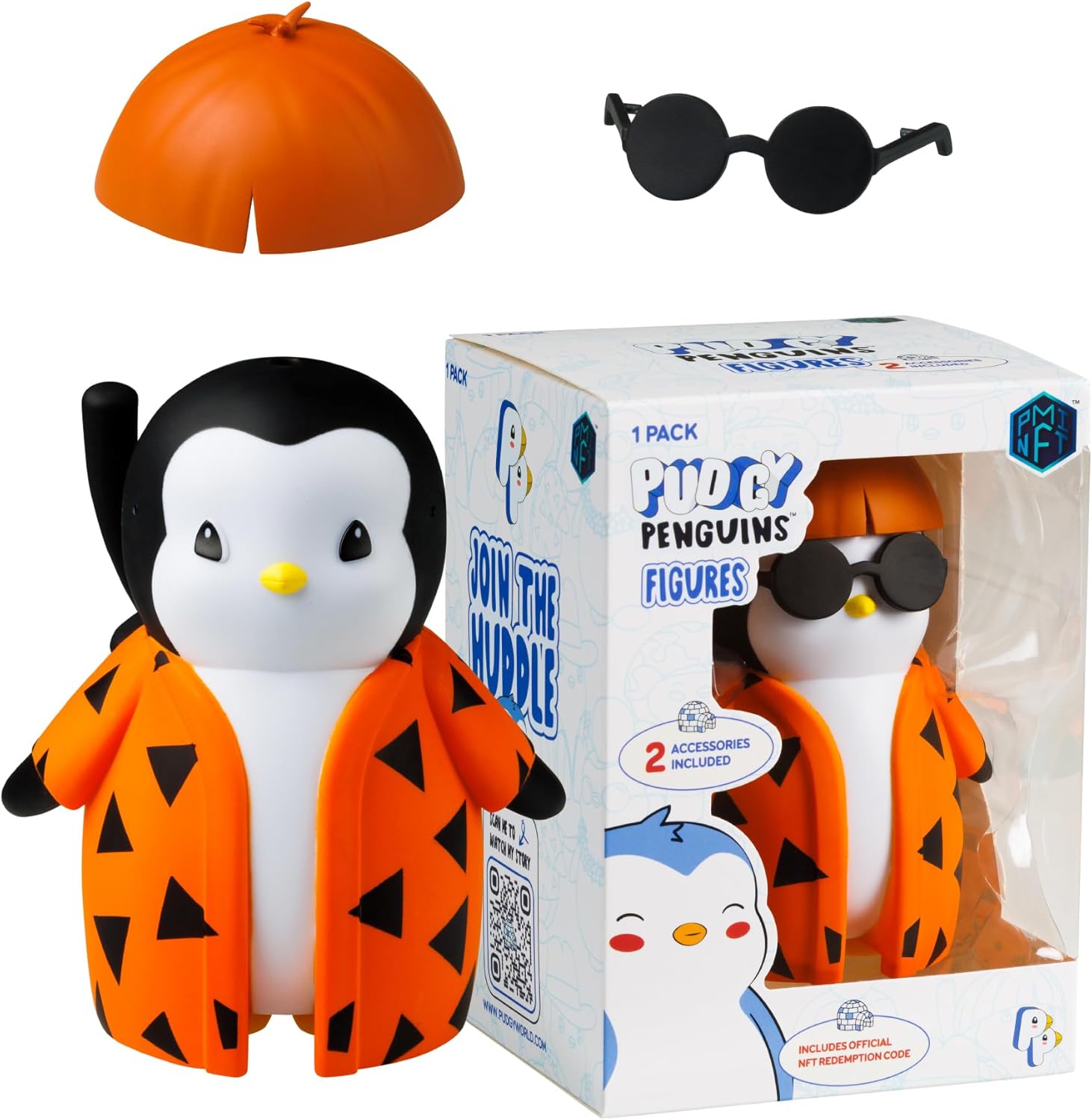 Amazon.com: BANDAI Pudgy Penguins Action Figure Kimono Style | Adopt ...