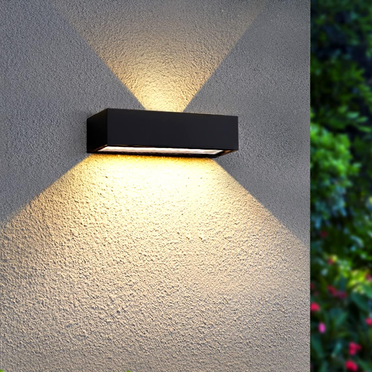 Solar Wall Lights Outdoor, Solar Dusk to Dawn Lights Outdoor Waterproof ...