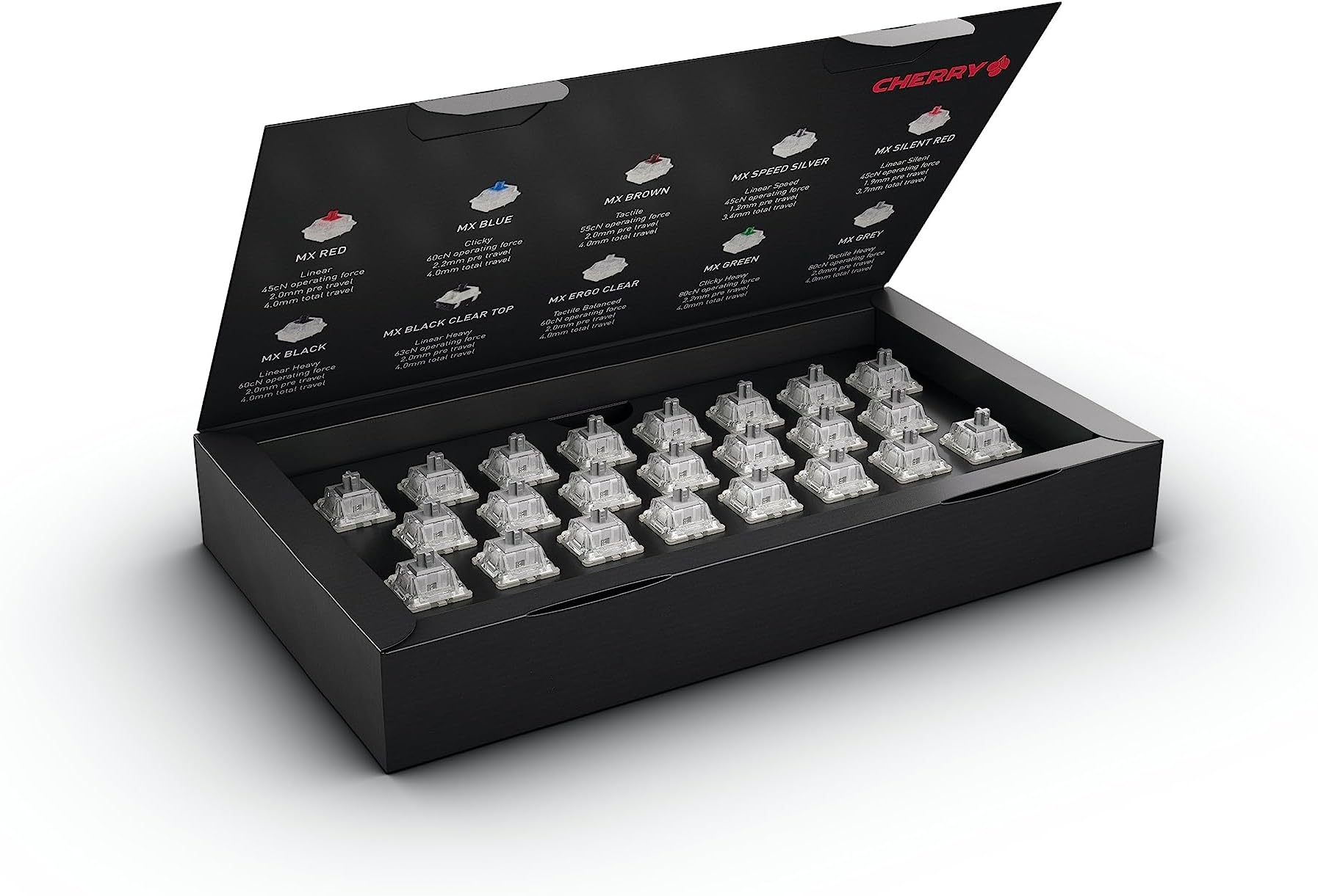 Amazon.com: ASUS ROG NX Snow Switches (10 pcs), Pre-Lubed, 1.8mm ...