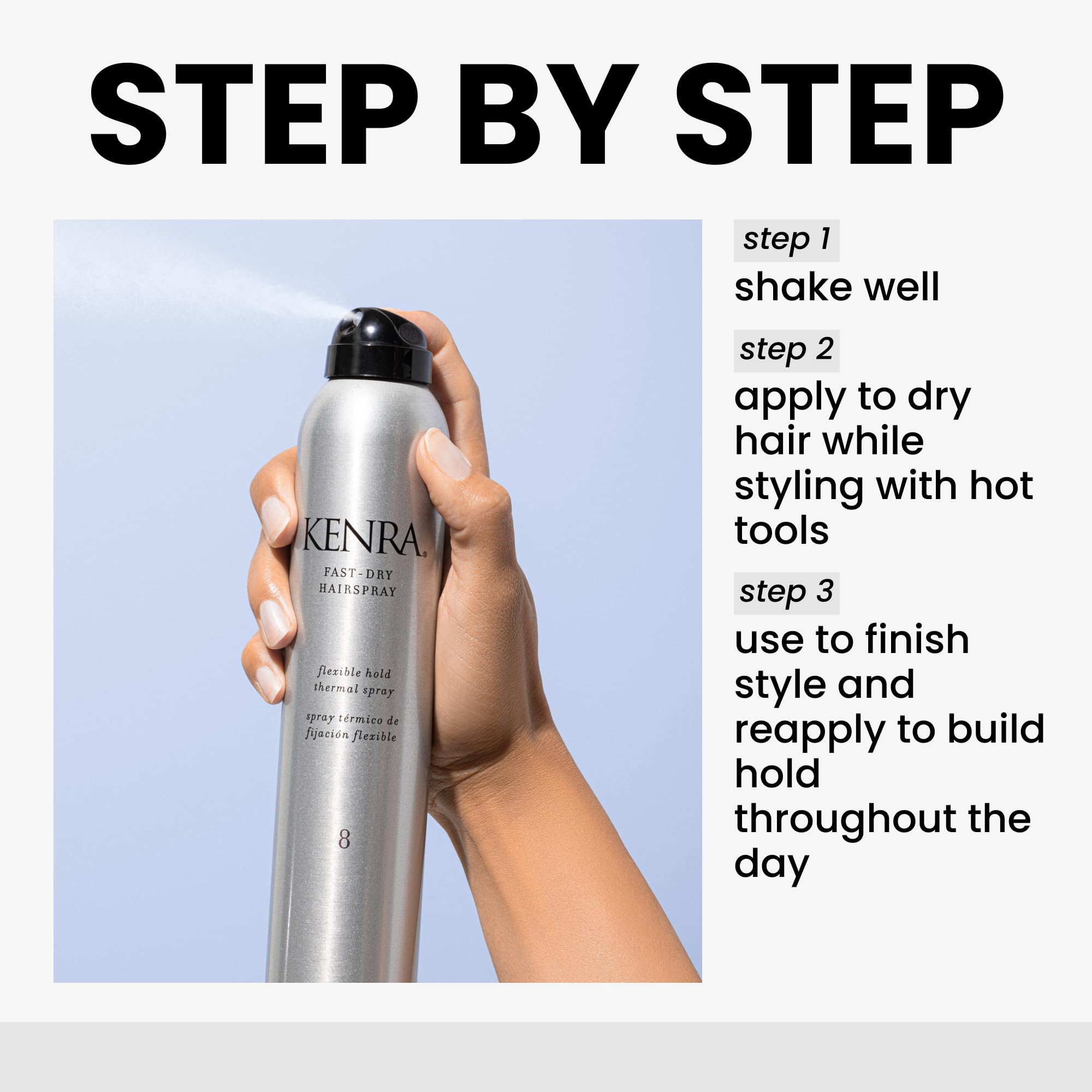 Snapklik.com : Kenra Professional Fast Dry Hairspray 8 Flexible Hold ...