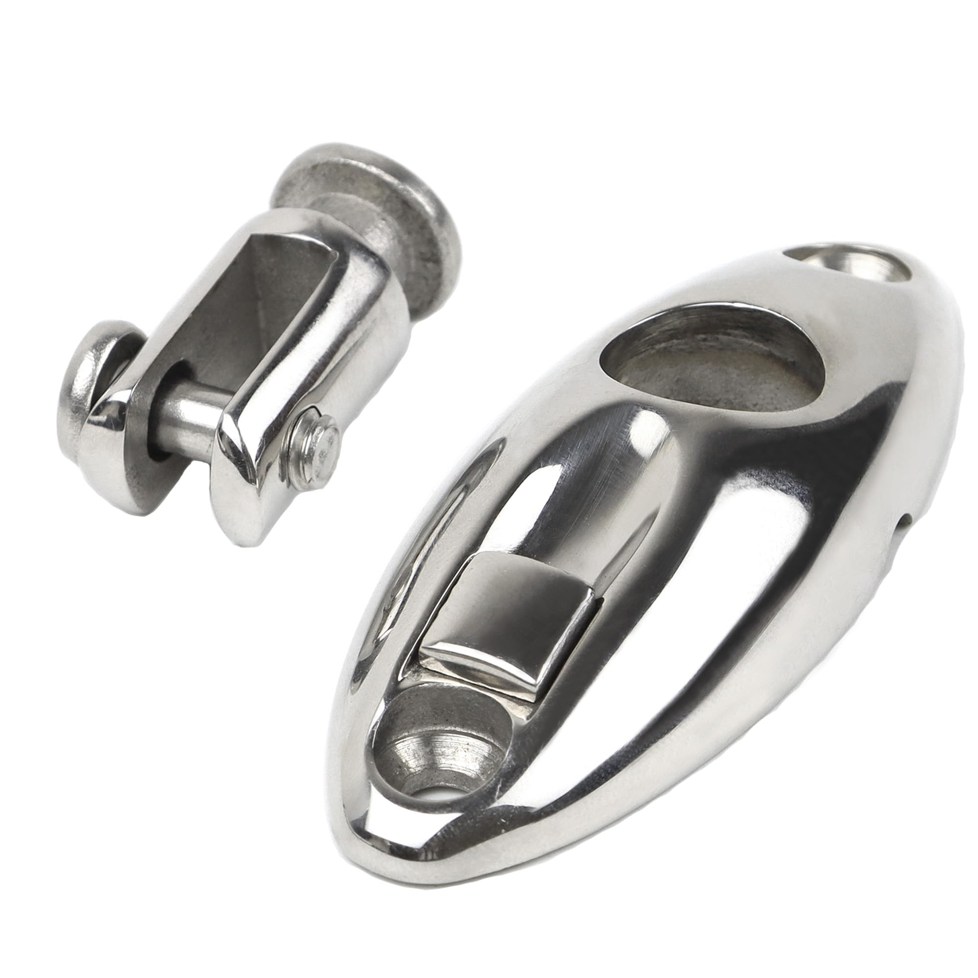 Snapklik.com : Laorde Bimini Top Deck Hinge 316 Stainless Steel Bimini ...