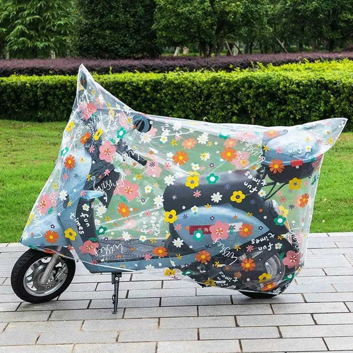 Amazon.com : Disposable Clear Plastic Bike Cover One to Many Bikes ...