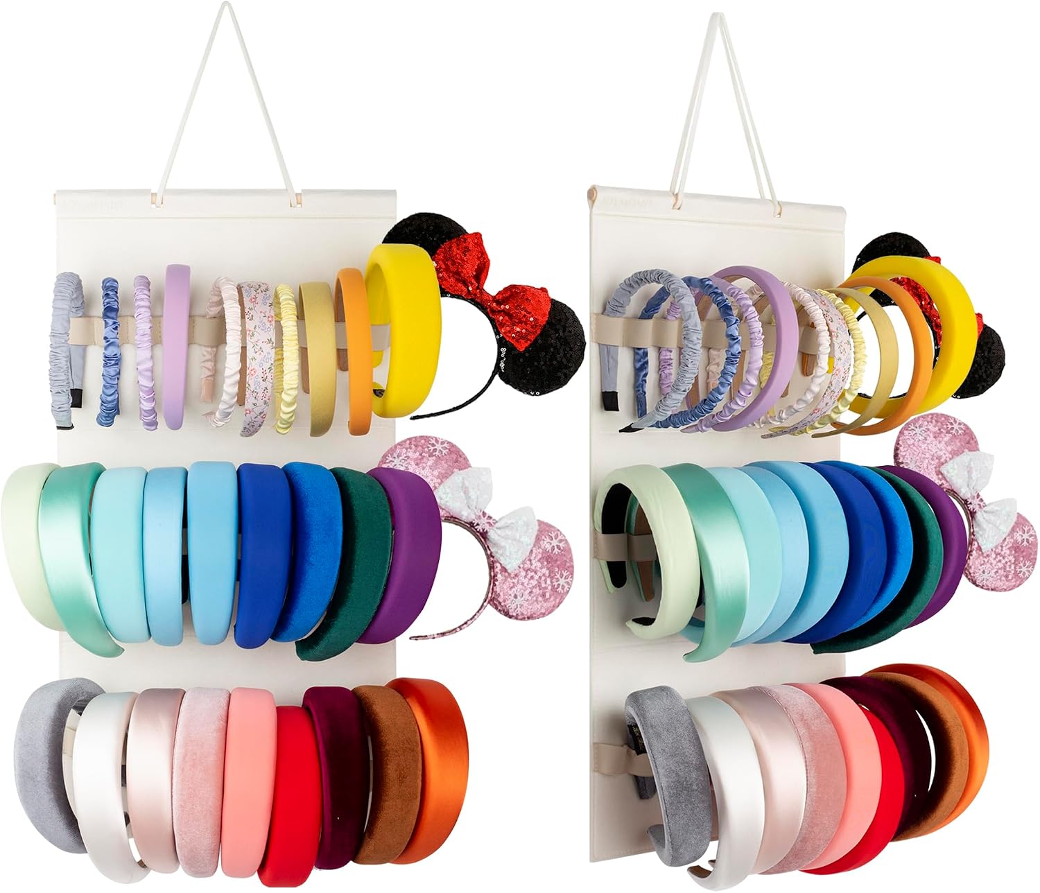 Amazon.com: JOYMOMO Hanging Headband Holder For Girls,Felt Headband ...