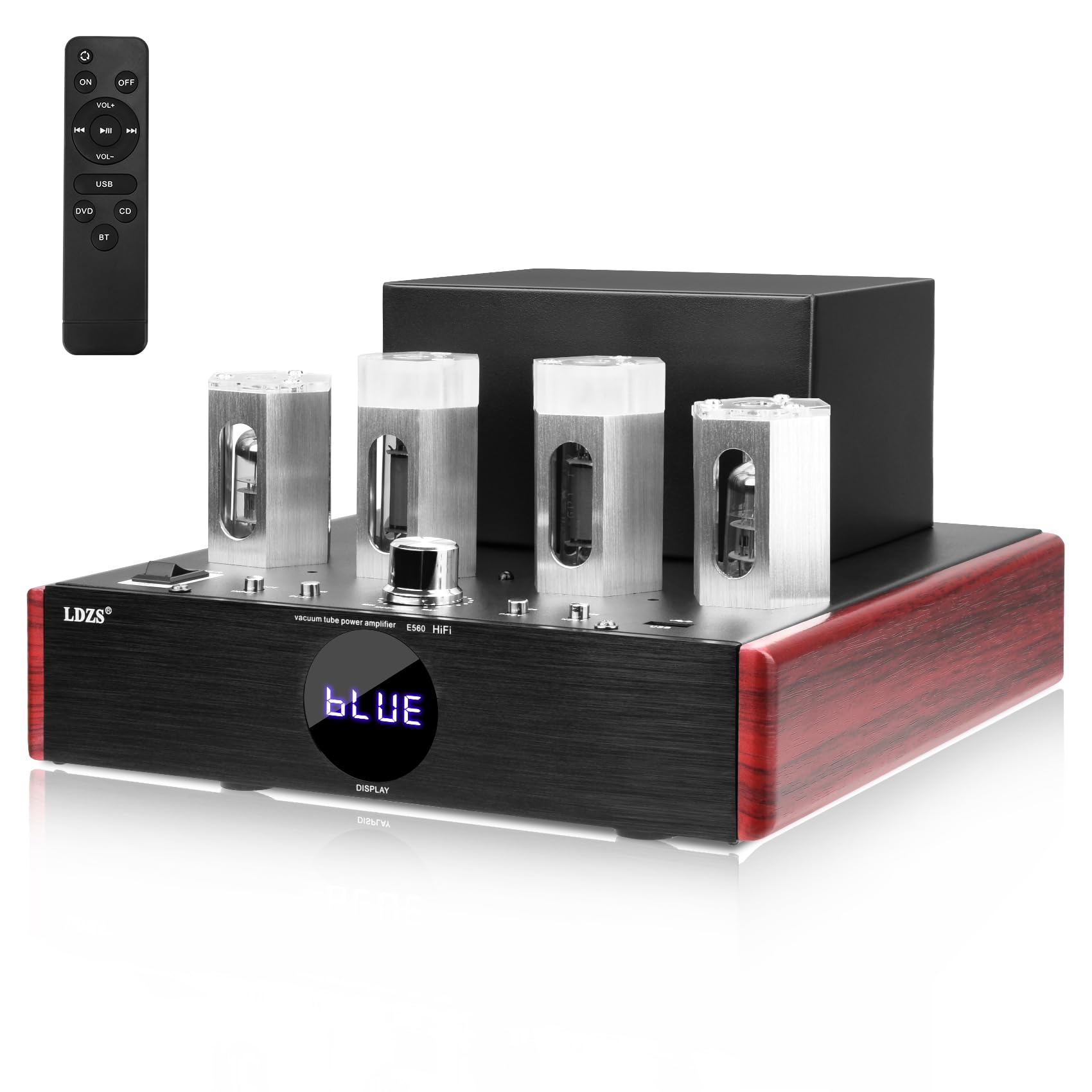 Buy Bluetooth 5.0 Tube Amplifier,100W Stereo Hybrid Hi-Fi Vacuum Tube ...