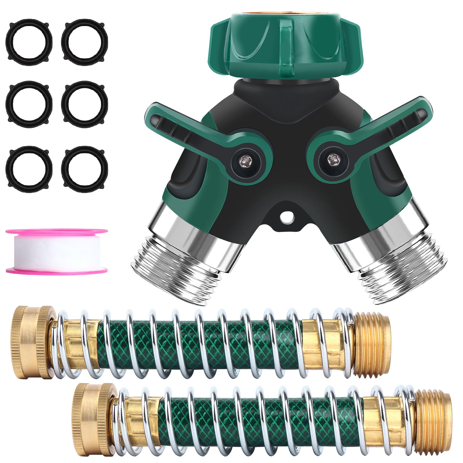 Amazon.com: Lumanious Hose Splitter, Garden Hose Splitter 2 Way Heavy ...
