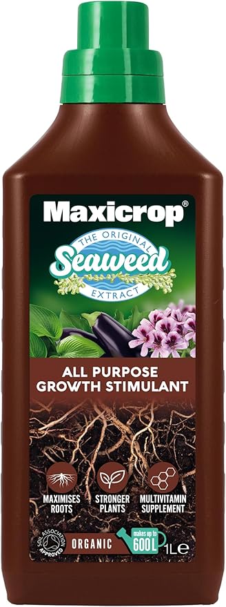 Maxicrop All Purpose Plant Growth Stimulant, 1L - Natural Seaweed Based ...