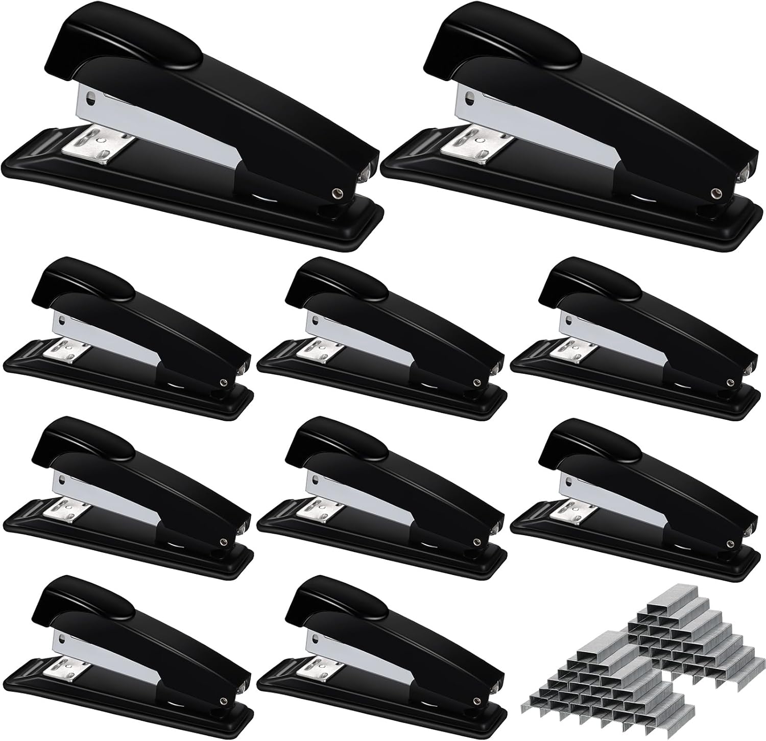 Amazon.com : Yahenda 10 Pieces Staplers Bulk with Staples 20 Sheet ...