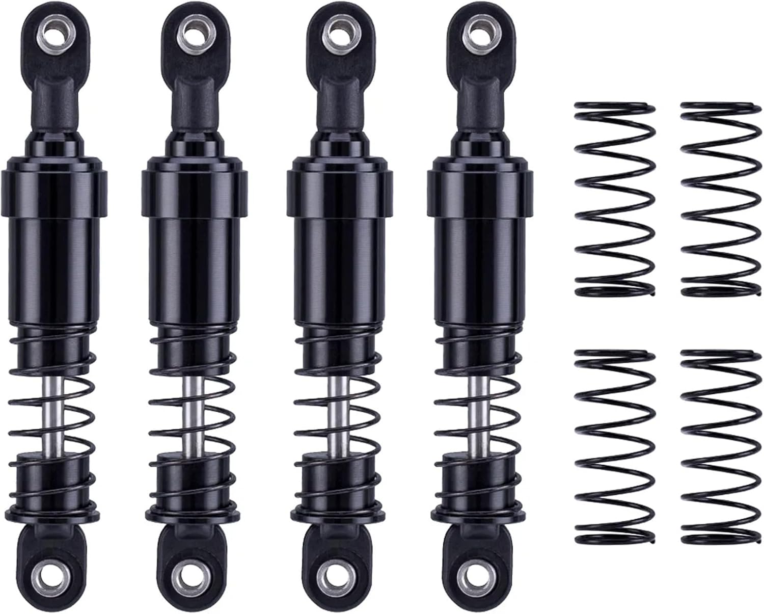 Amazon.com: 90mm Metal 1/10 RC Crawler Shocks Absorber Springs Pre ...