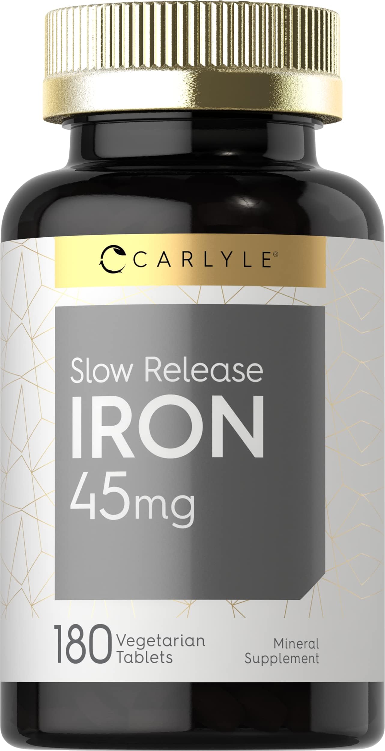 Amazon.com: Slow Fe, High Potency Iron 45 mg, Slow Release - 60 Tablets ...