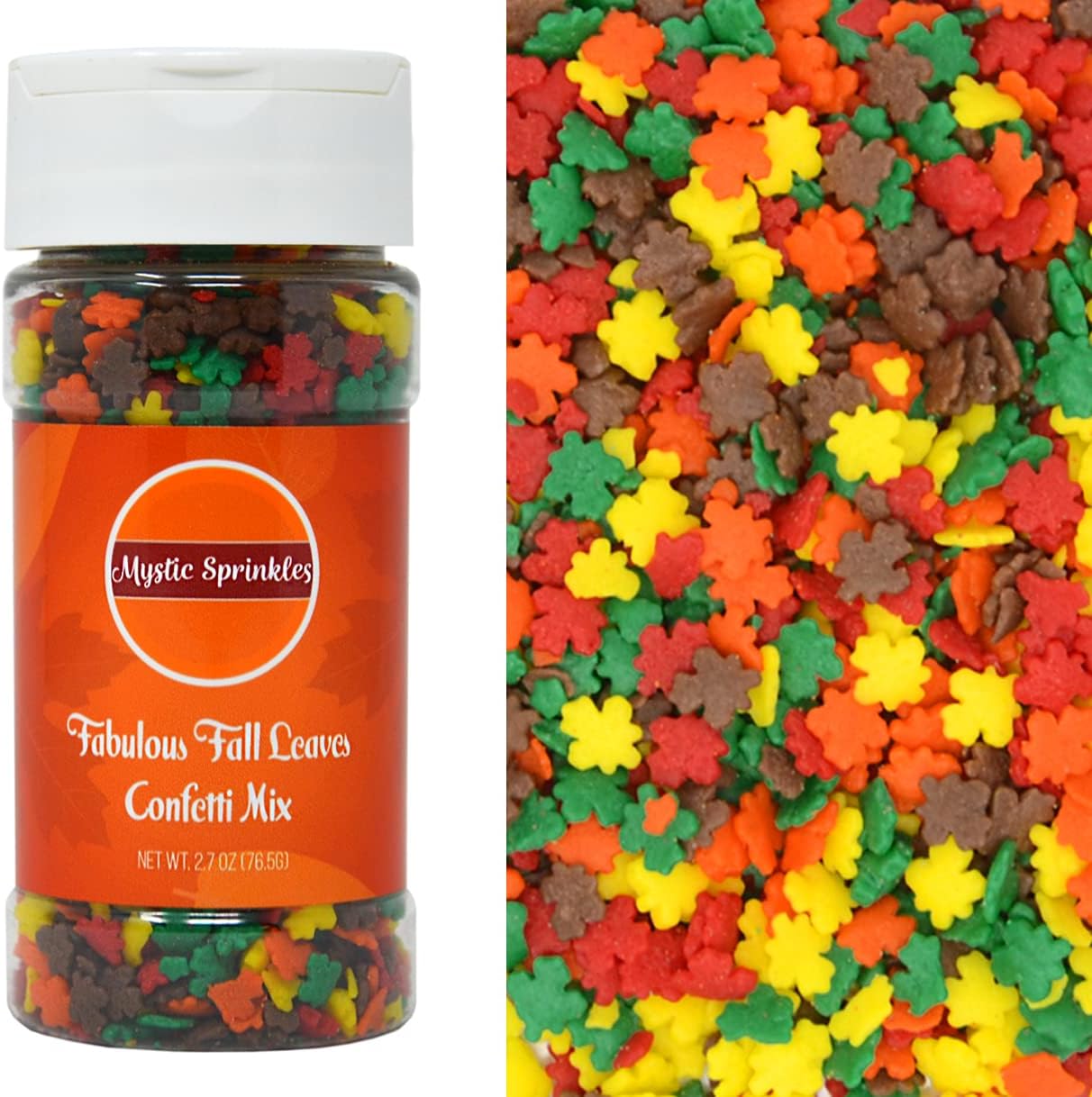 Amazon.com: Mystic Sprinkles Fabulous Fall Leaves Confetti Mixes ...