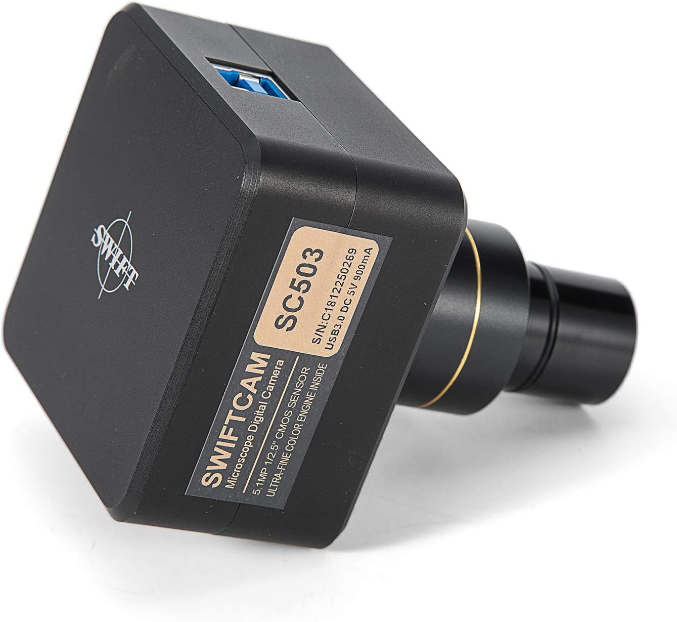 Amazon.com: Swiftcam 5 Megapixel Camera for Microscopes, with Reduction Lens, Calibration Kit ...