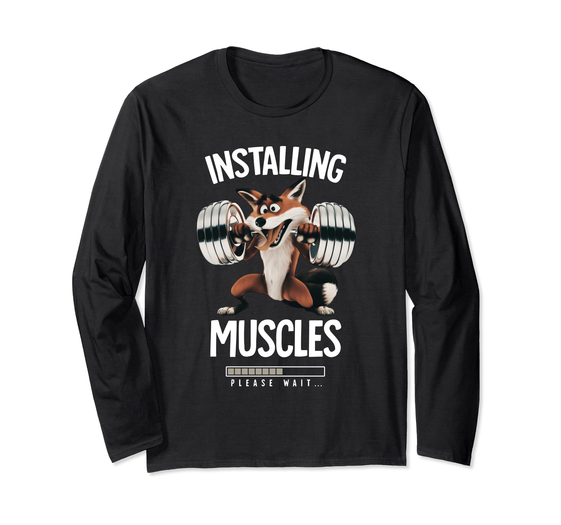 Amazon.com: Installing Muscles Fox – Workout Inspiration Gym Long ...