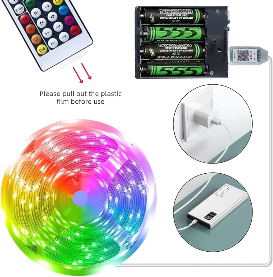 Remote Control Battery Powered Led Lights Energizer Battery Operated