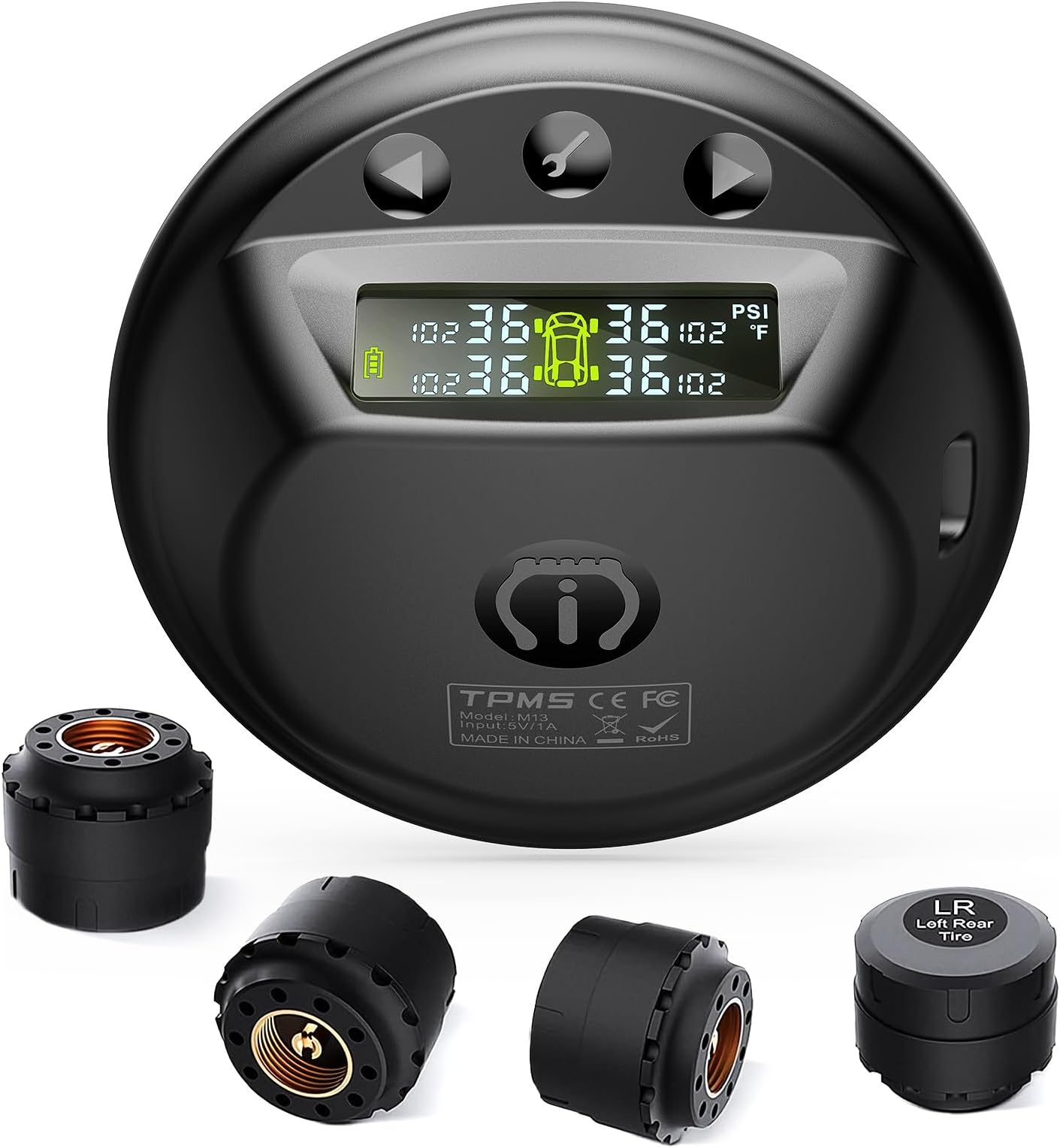 Amazon.com: Tymate RV Tire Pressure Monitoring System, Colorful LCD ...