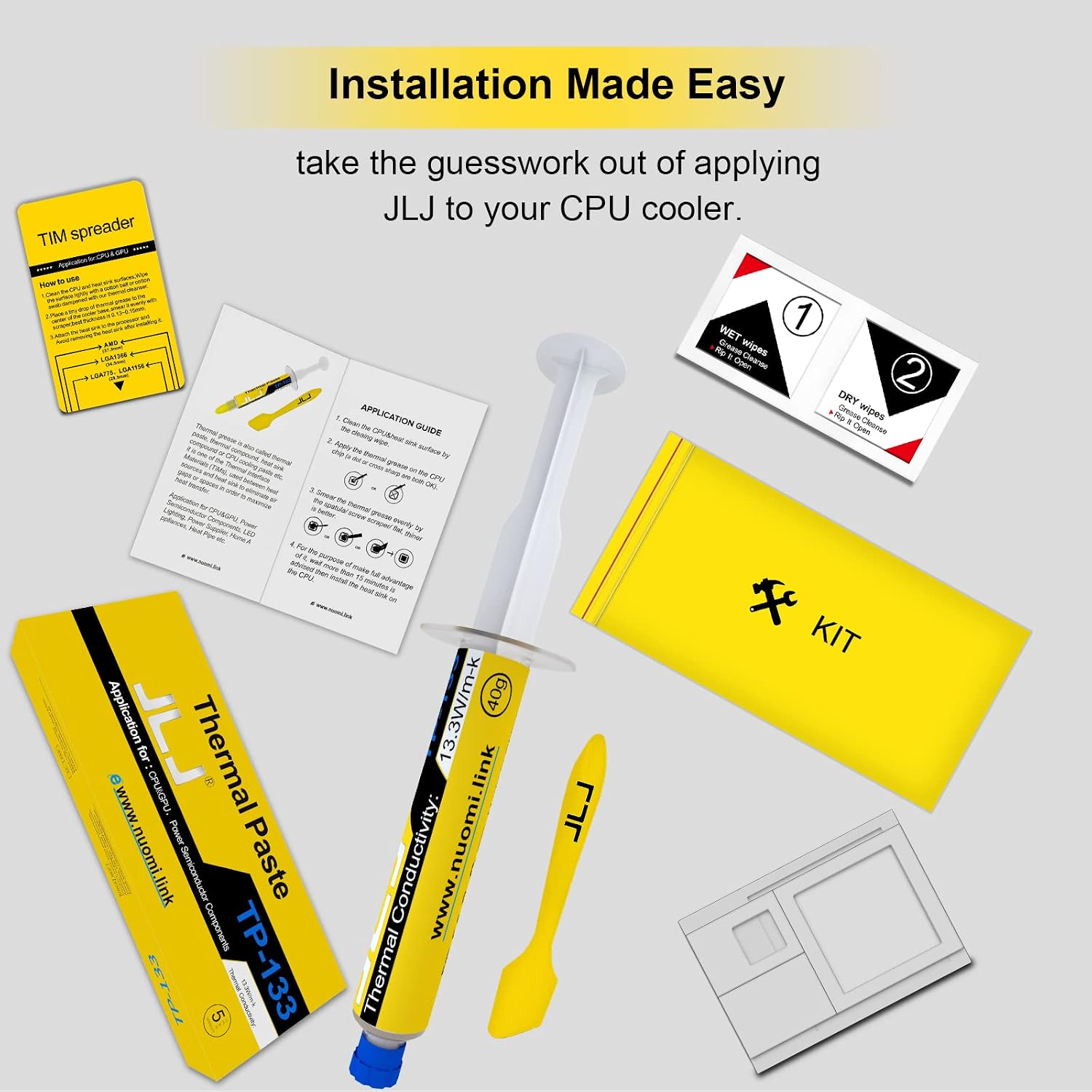 JLJ Thermal Paste, 40g CPU Paste Thermal Compound Nepal | Ubuy