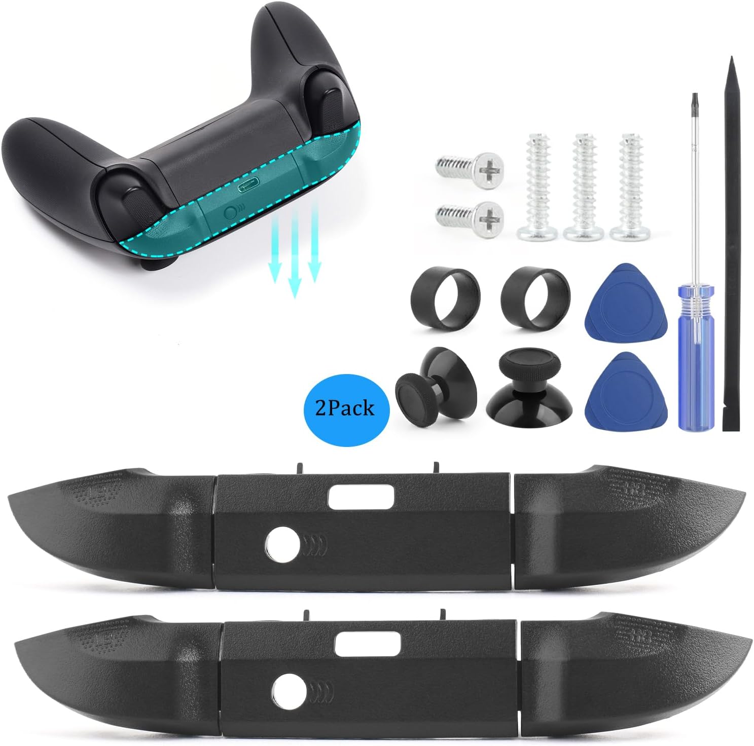 Amazon.com: 1 Replacement for Xbox Series X S Controller LB RB Bumpers ...