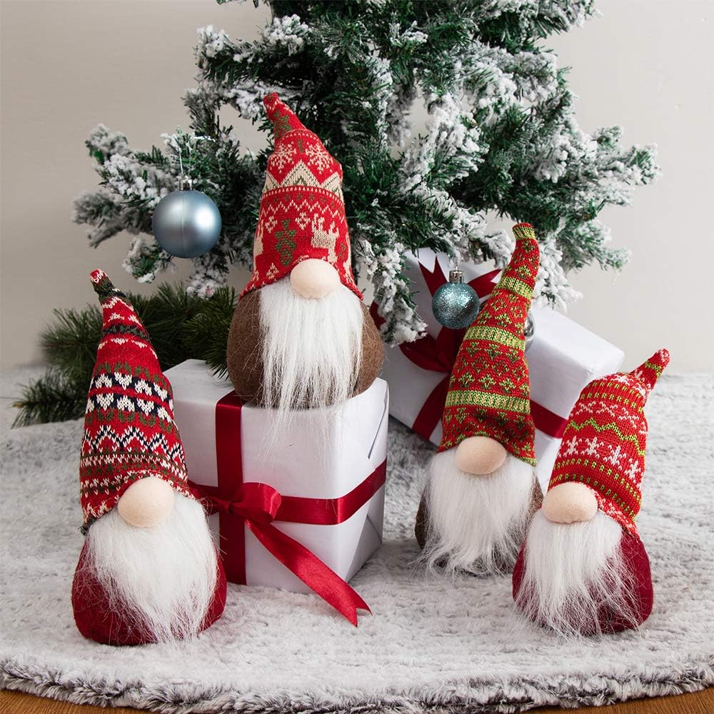 Amazon.com: GMOEGEFT Swedish Christmas Gnome Plush, Scandinavian Santa ...