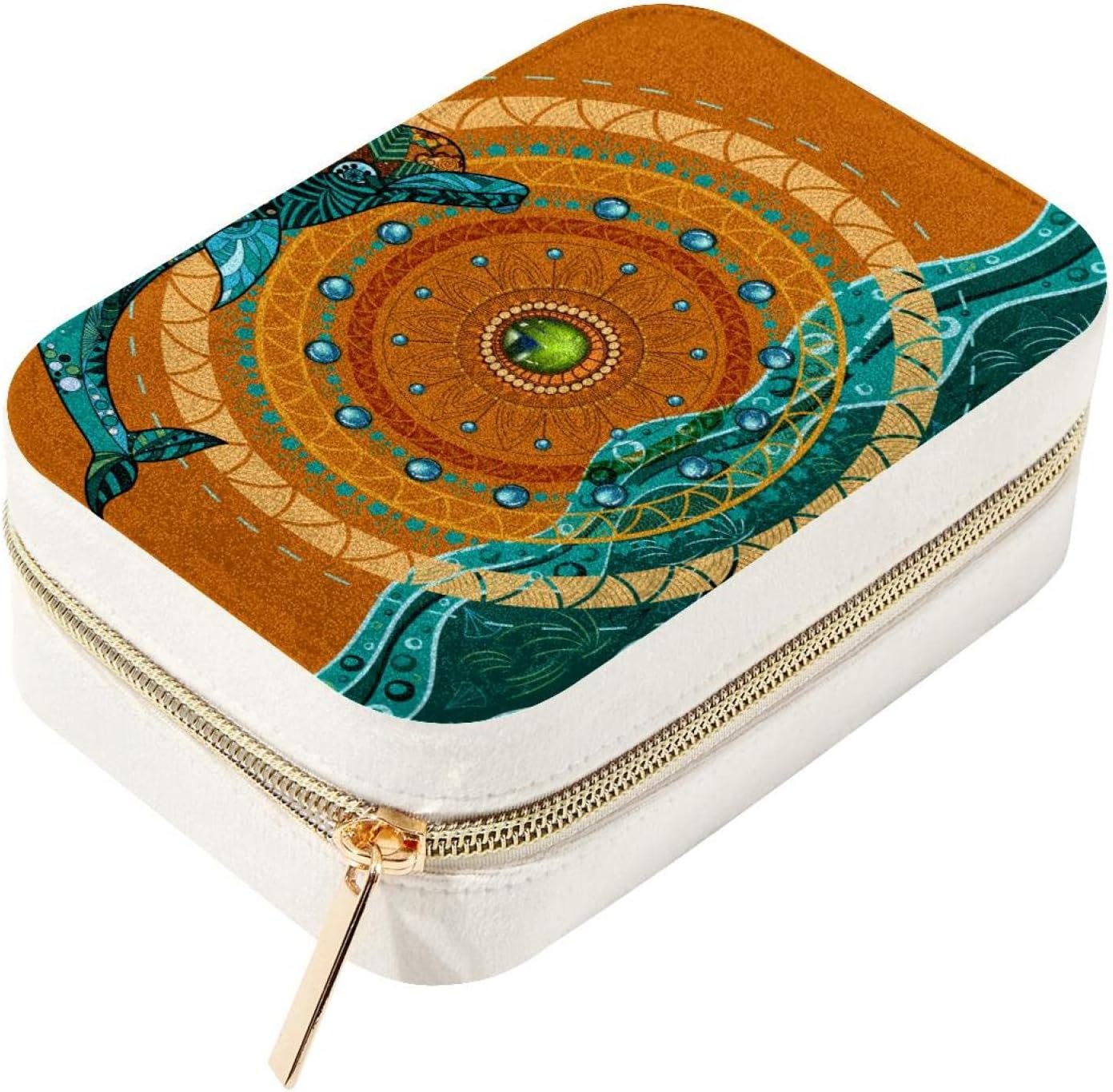 Amazon.com: Double Layer Portable Travel Mini Jewelry Case Display ...