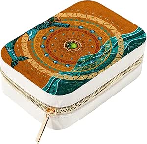 Amazon.com: Double Layer Portable Travel Mini Jewelry Case Display ...