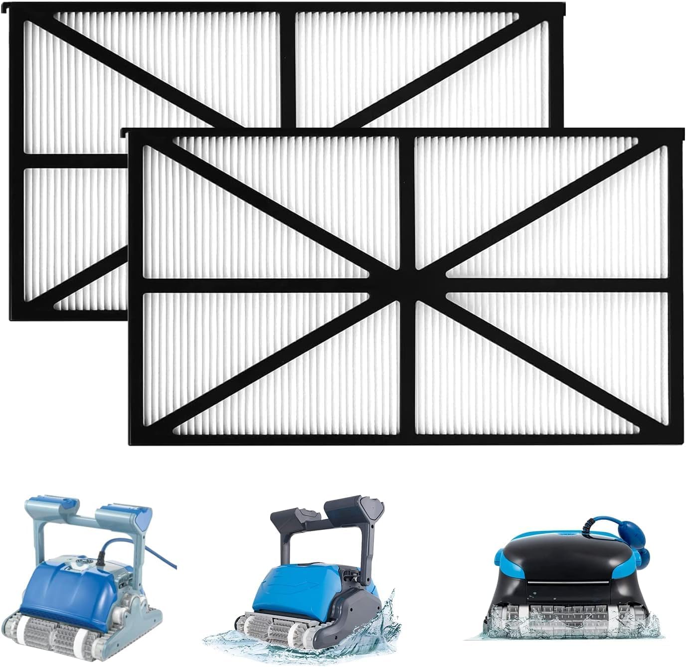 K.KIECHEL RCX70101 Cartouches filtrantes pour Nettoyeur de Piscine ...