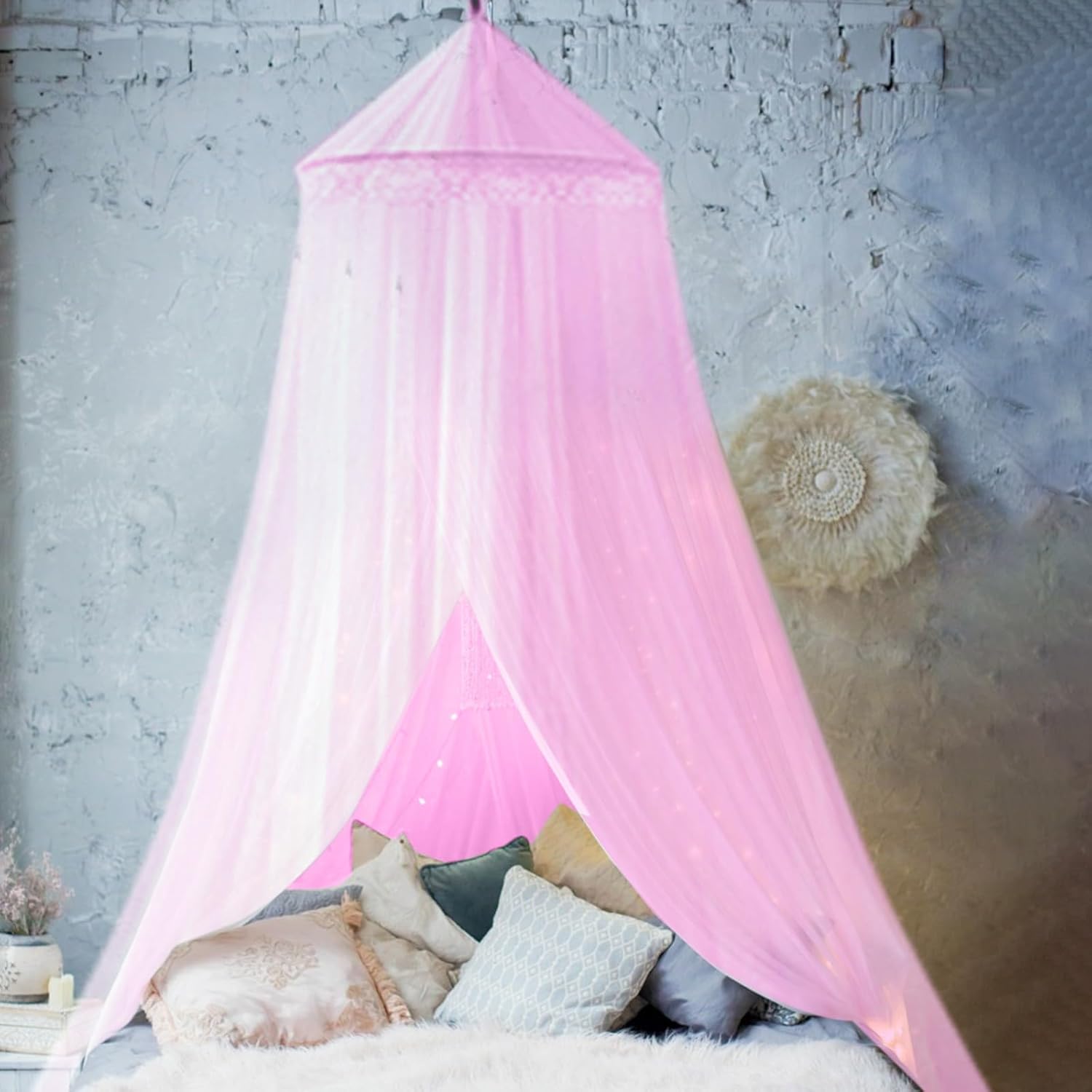 Amazon.com: sgmedila Mosquito Net Bed Canopy, Mosquito Netting for Bed ...