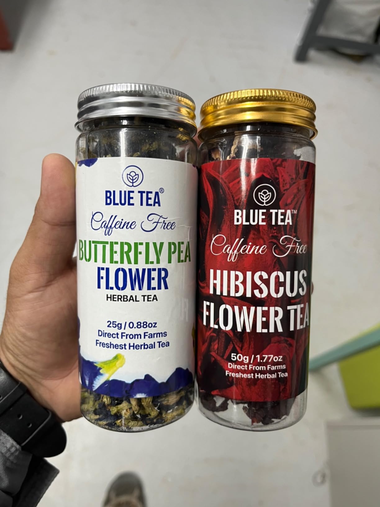 BLUE TEA - Indian Chai Masala - 12 Plant Based Tea Bags | TEA GIFT PACK ...