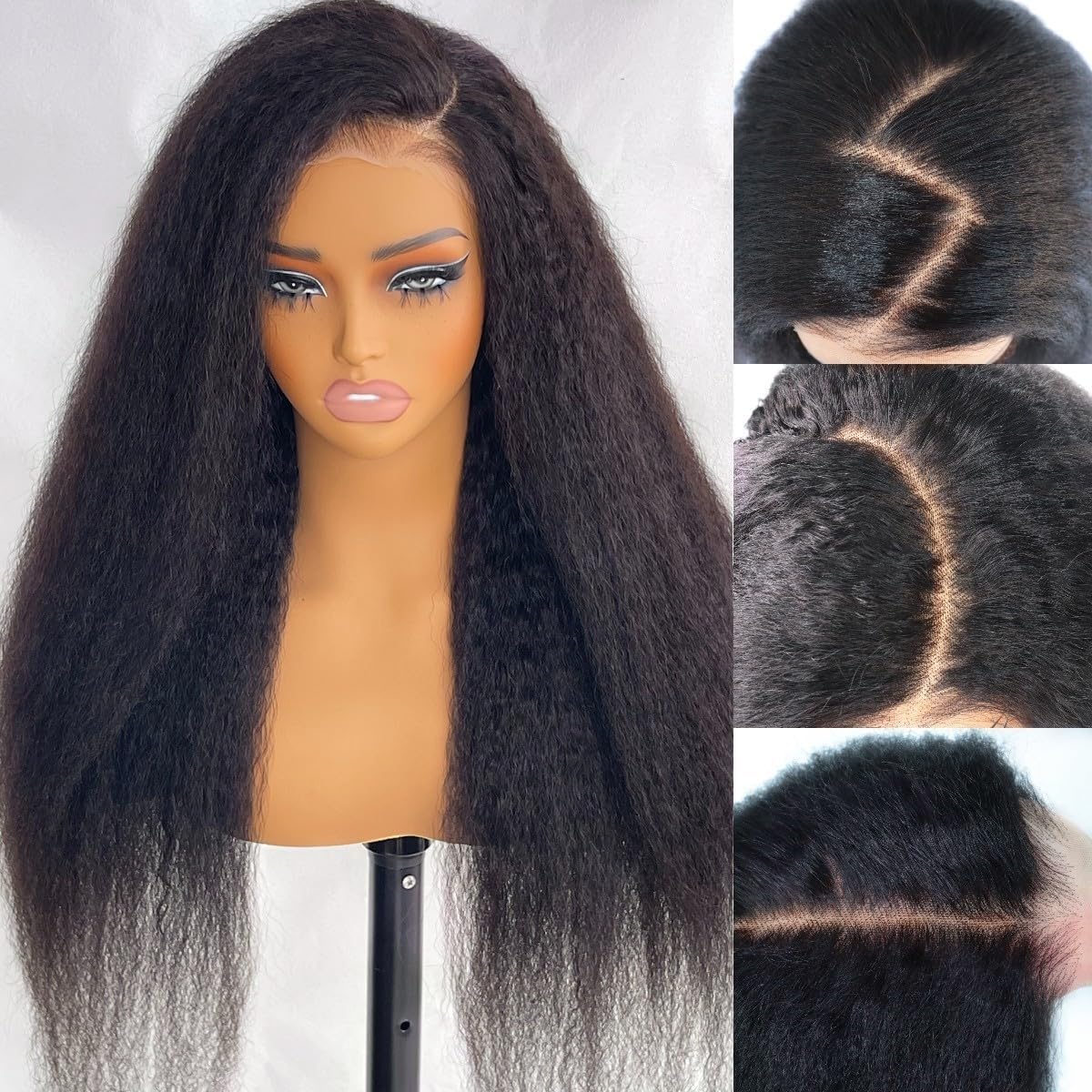 Amazon.com : Upgraded Versatile 9x7 Wear and Go Glueless Wigs Human ...