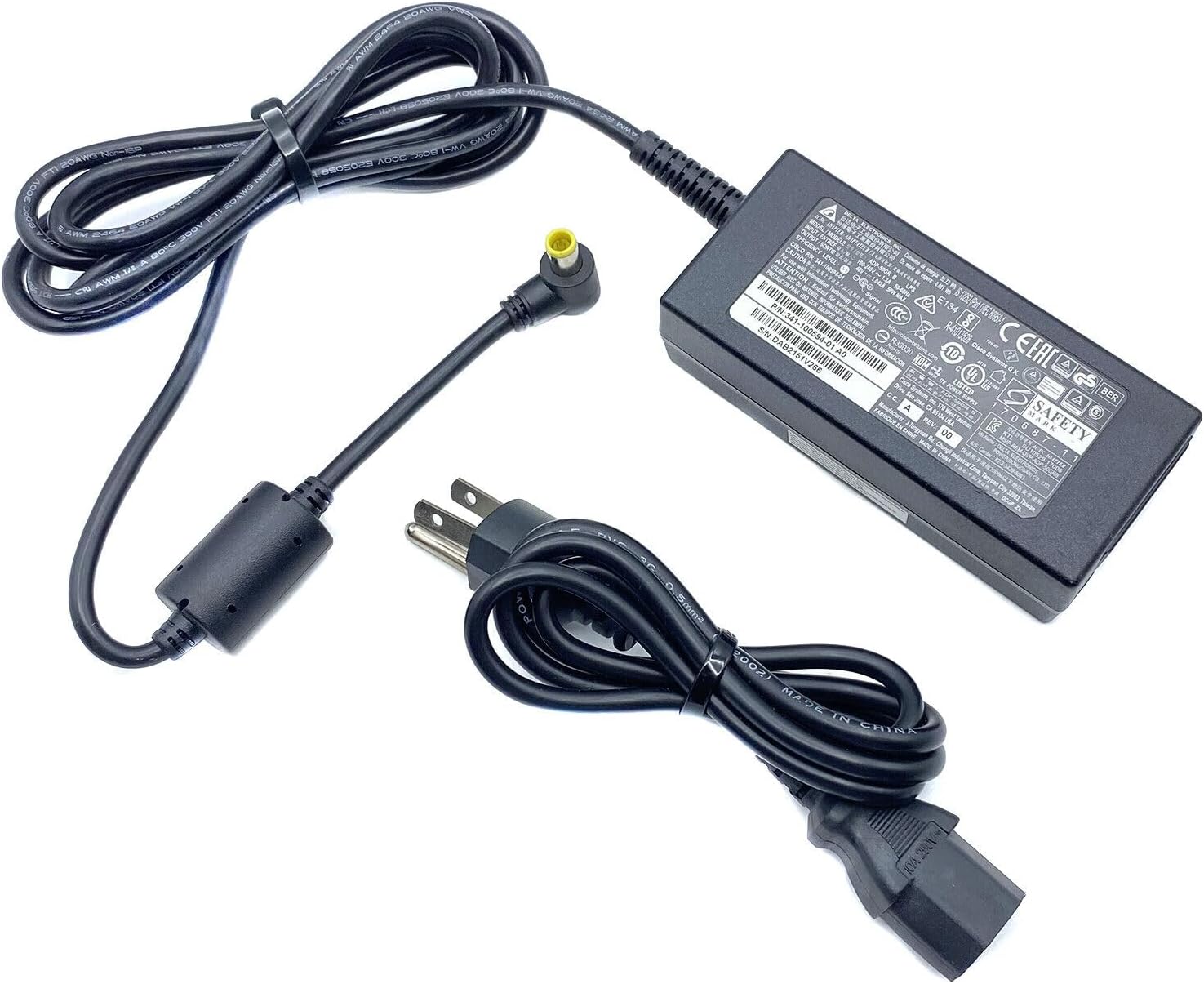Amazon.com: PowerHOOD UL Listed 48V AC/DC Adapter Compatible with Cisco ...