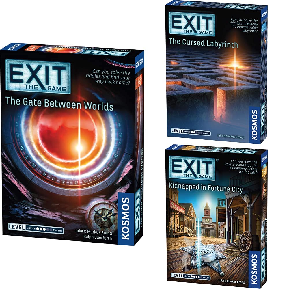 Amazon.com: EXIT: The Game 3-Pack Escape Room Bundle | Season 5A |Gate ...