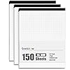 Amazon.com : Jetec 8 Pack Graph Paper Pad Legal Pads 5x8 Notepad 50 ...