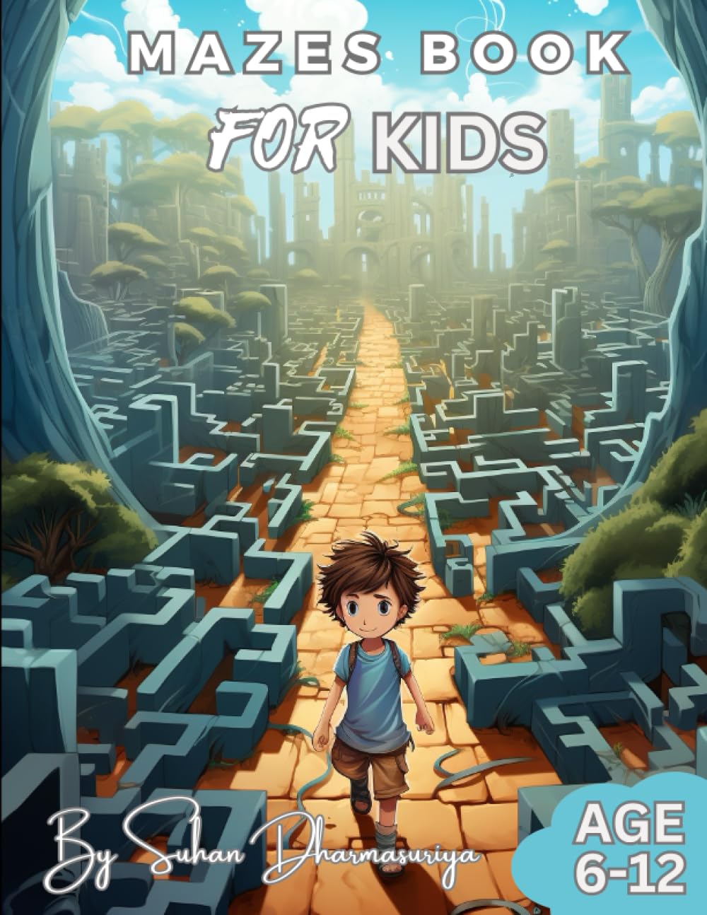 Mazes Activity Book for Kids: Age 6-12 | 70 Mazes | Gift for Boy Girl ...