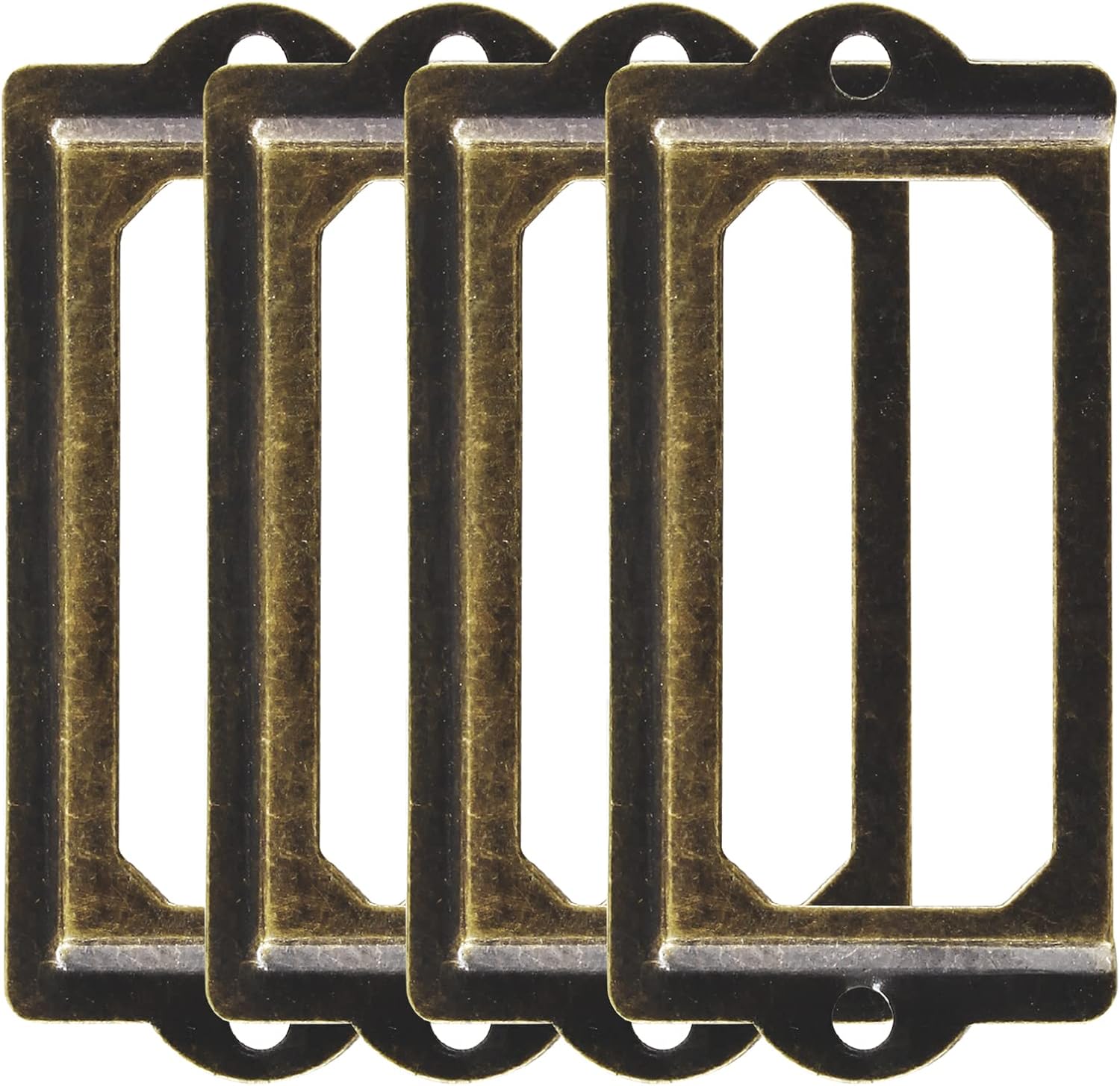 Amazon.com : Suiwotin 30pcs Metal Label Holder, Retro Bronze Metal ...