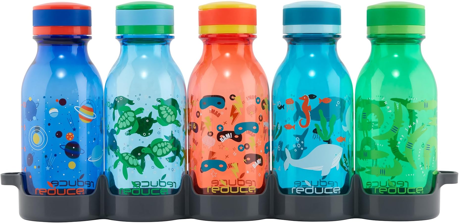 Amazon.com: reduce WaterWeek Kids Reusable Water Bottle Set with Fridge ...