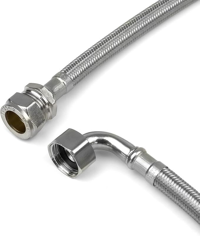 Xcel Home 1x WRAS Approved Elbow (90°) 1/2 x 15mm Compression x 500mm ...