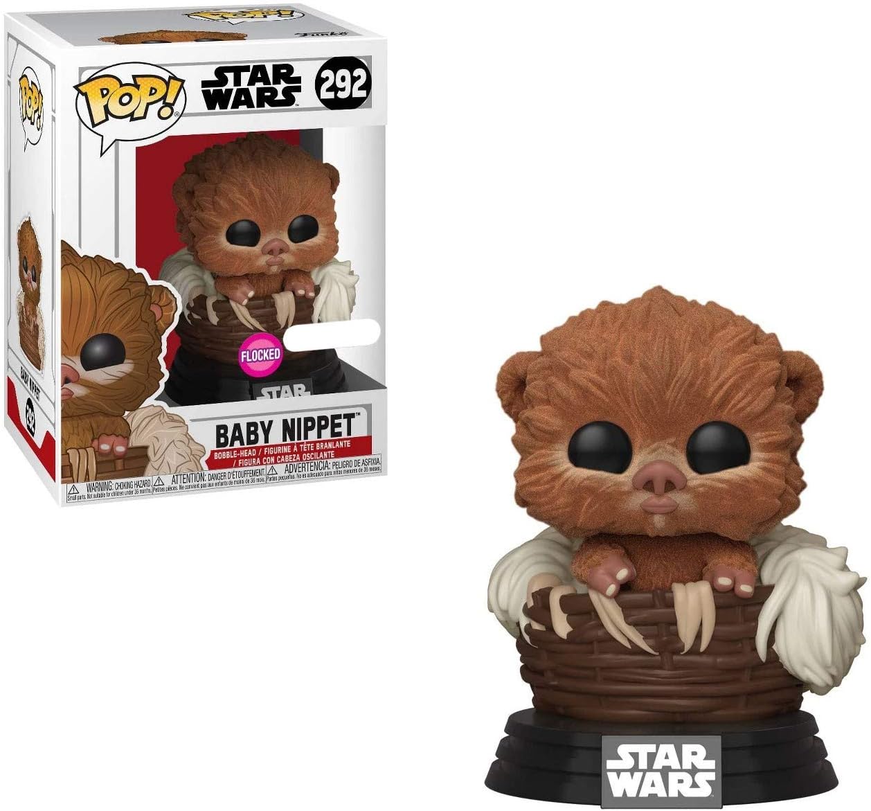 Amazon.com: Funko Pop! Star Wars: Return of The Jedi - Flocked Baby ...