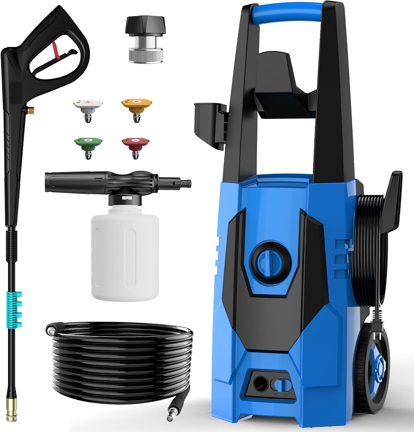 Amazon.com : FIOCCO Electric Pressure Washer, 4800PSI Max 3.1 GPM ...
