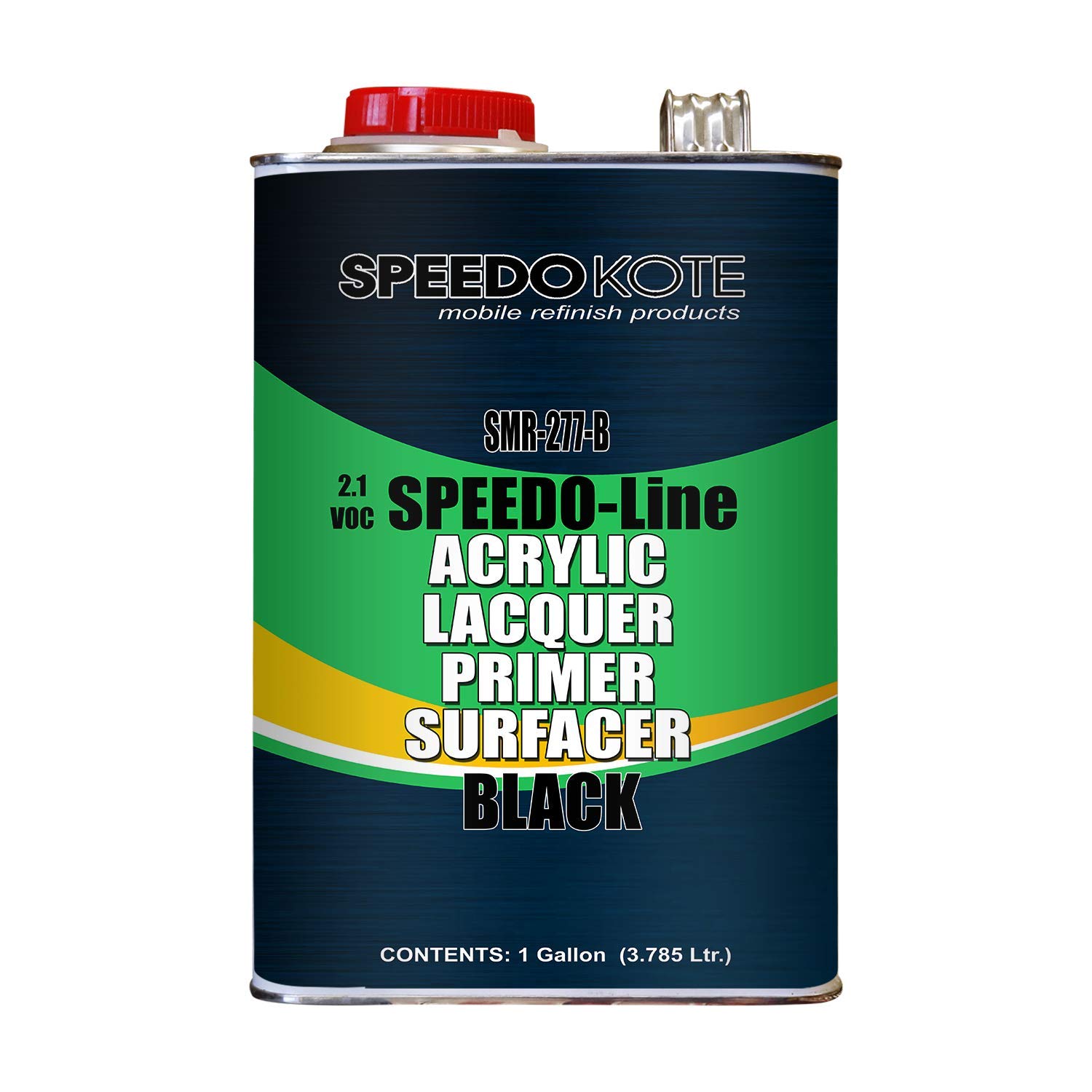 Speedokote Acrylic Lacquer Primer 2.1 voc Black Gallon Fast Dry Easy ...