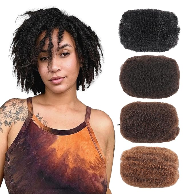 Amazon.com : Afro Kinkys Bulk 100% Human Hair Human KinkyHair for ...