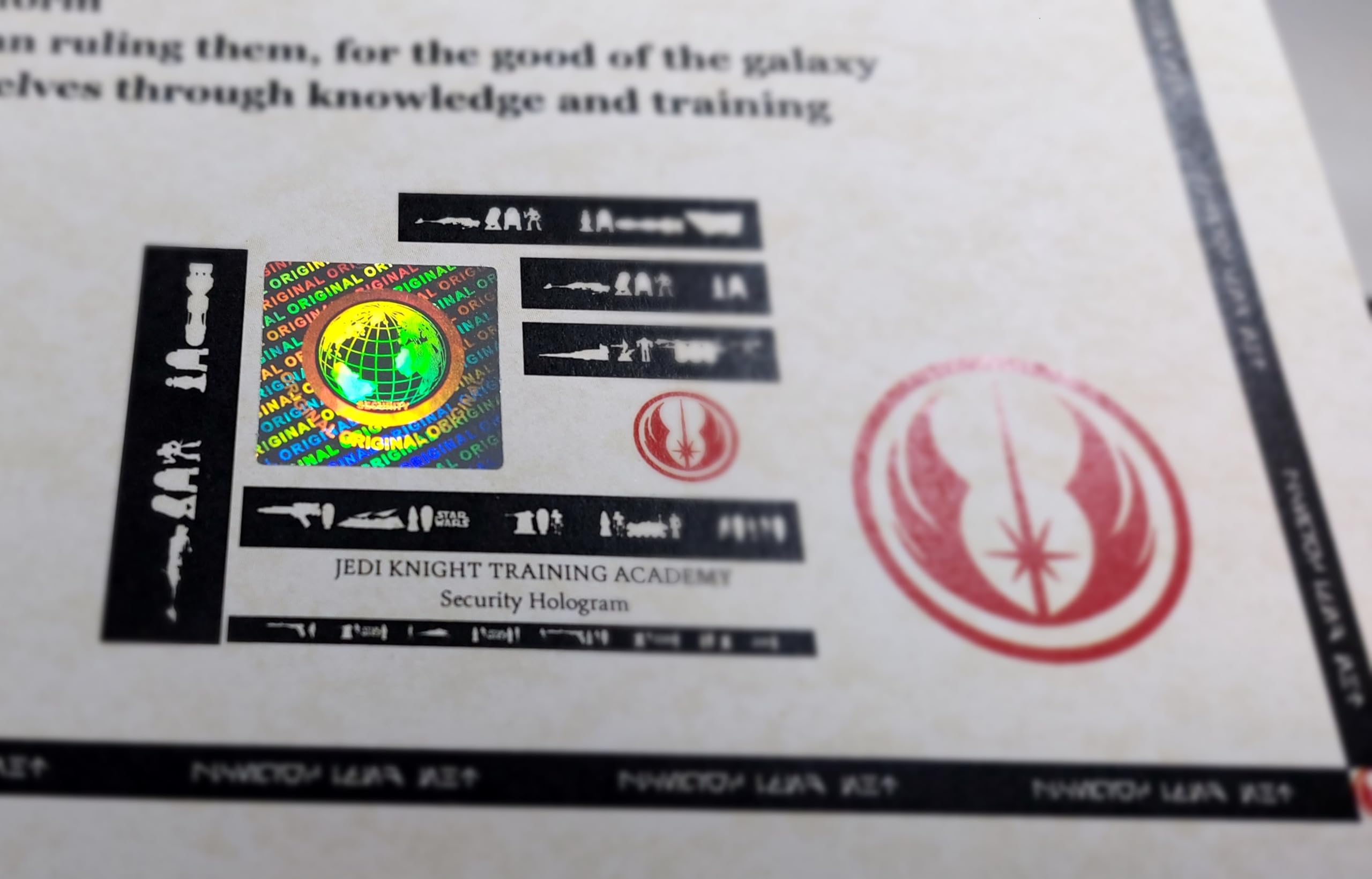 Star Wars Academy Certificates Star Wars Jedi Knight Jedi Academy