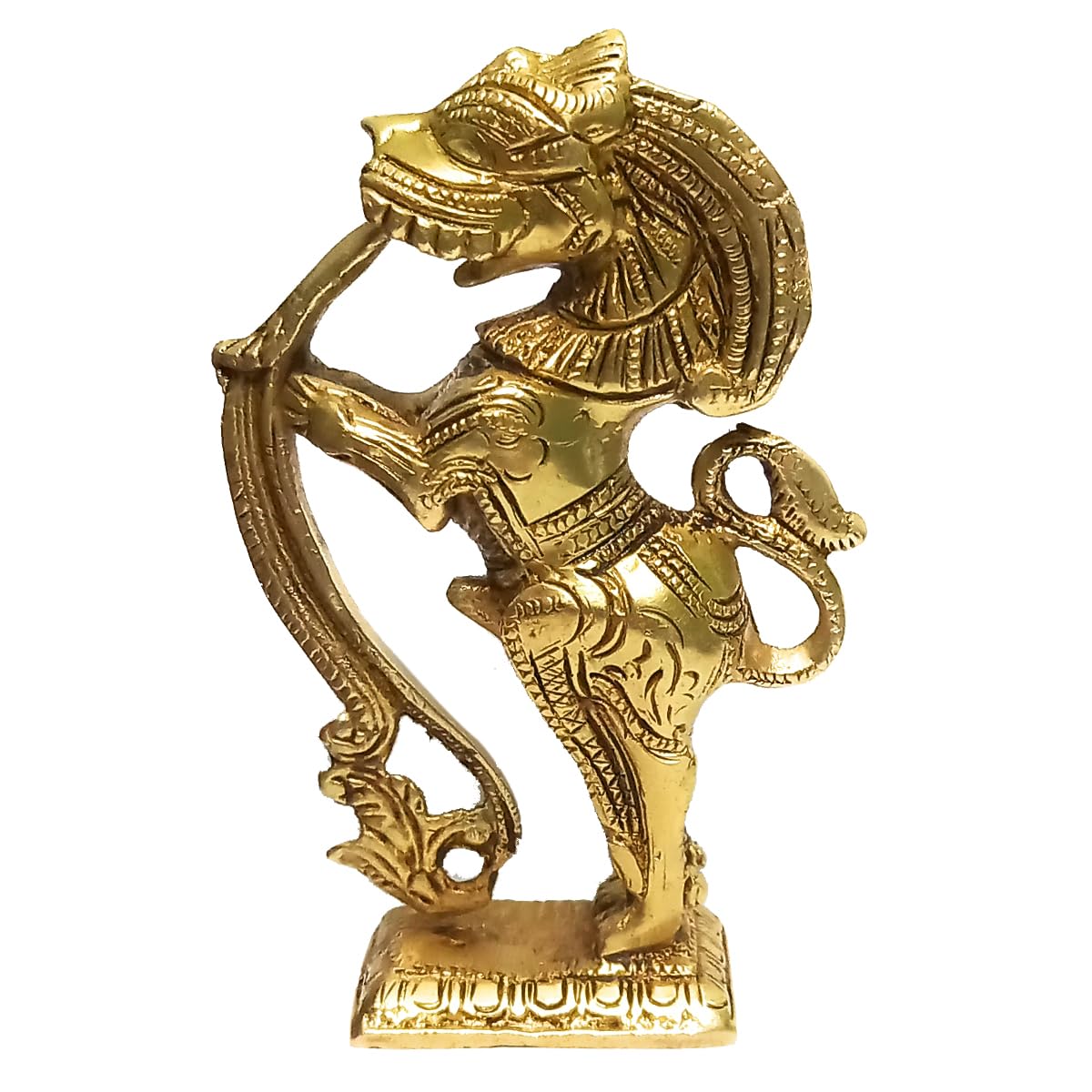 Buy Ayyappan Traders Brass Yazhi Statue | Traditional Yazhi Mytholgical ...